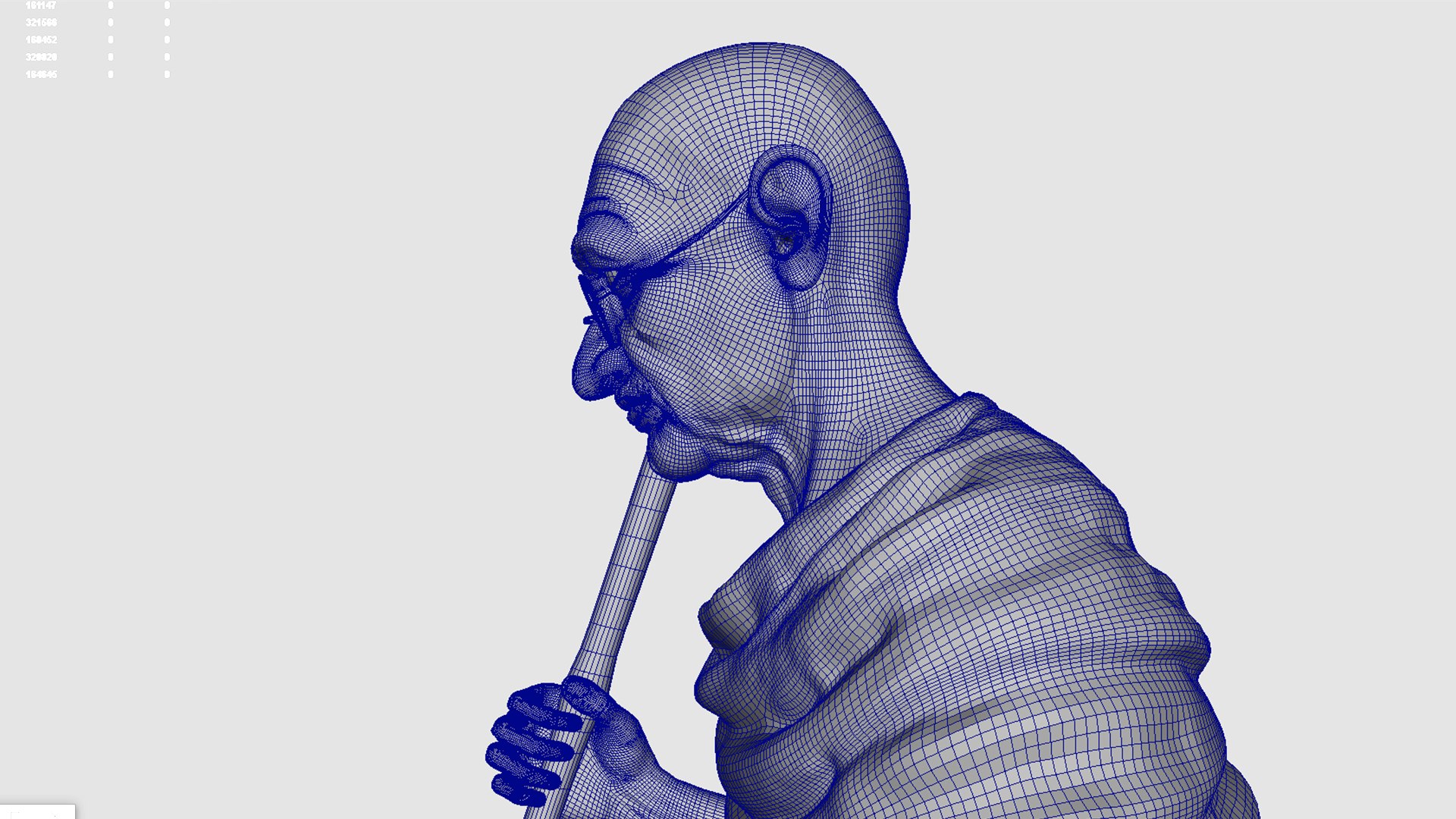 Mahatma Gandhi Statue Model 3D Model - TurboSquid 1945171