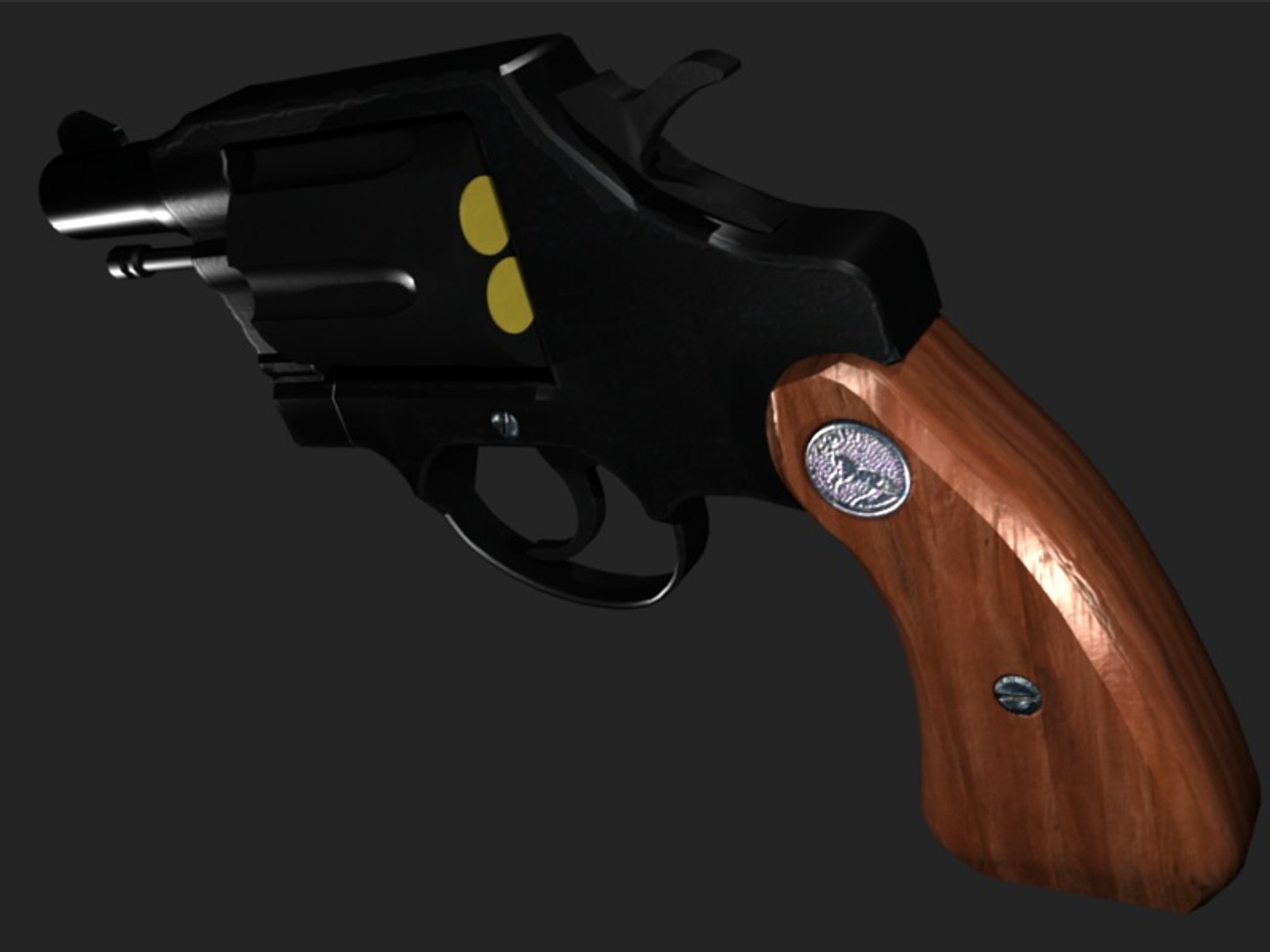 3d 38 Caliber Revolver