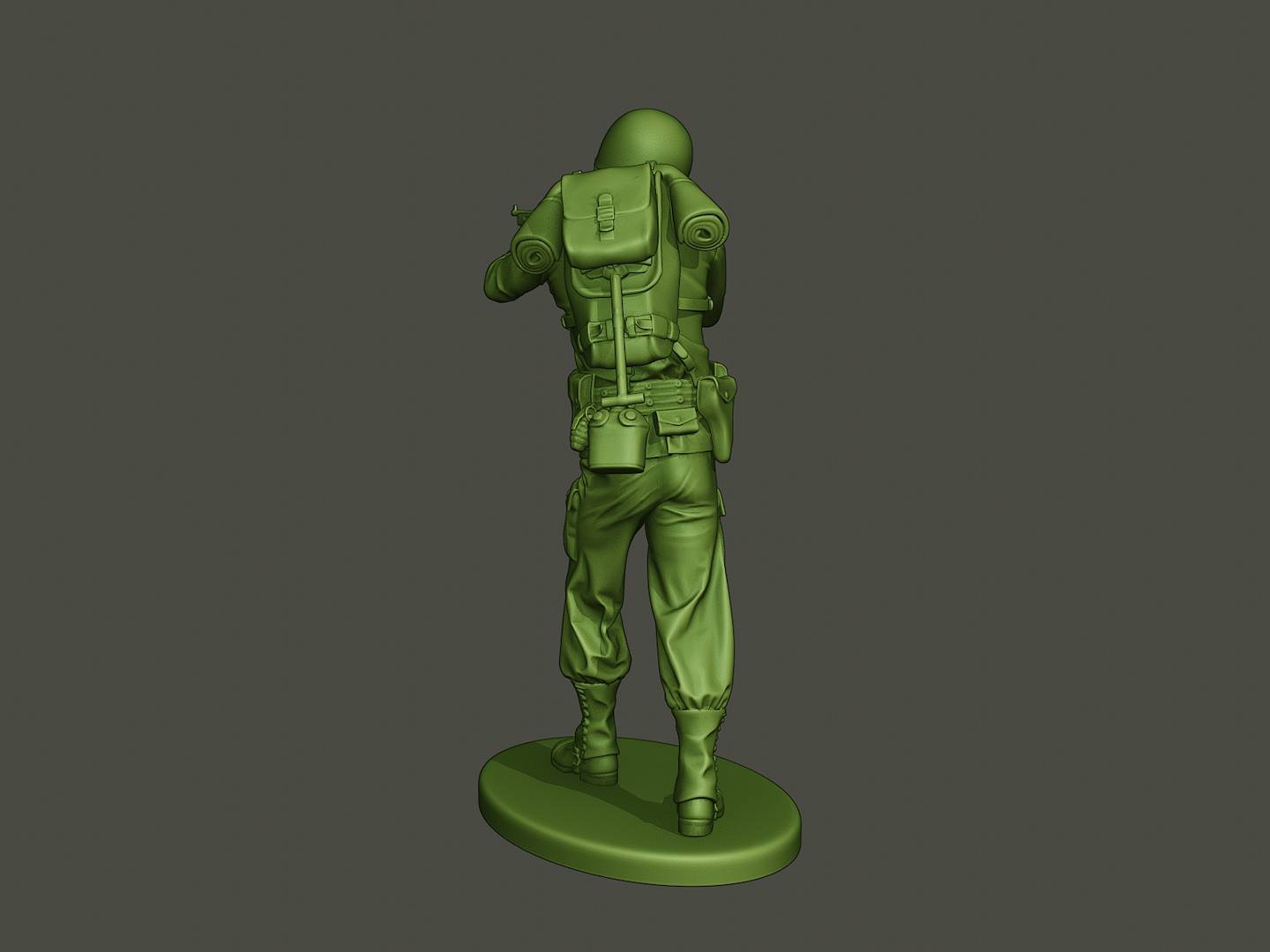 American soldier ww2 shoot model - TurboSquid 1439336
