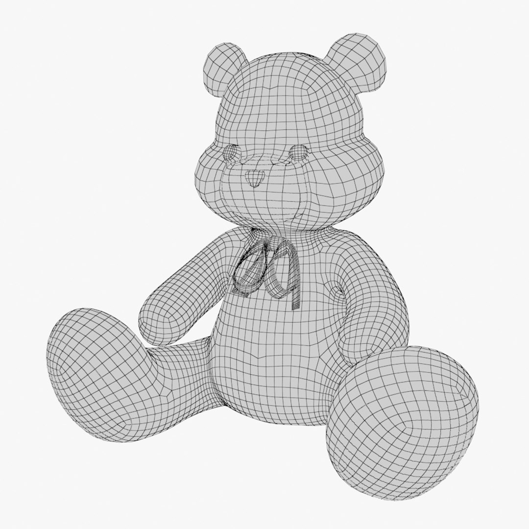 3D toy bear - TurboSquid 1211022