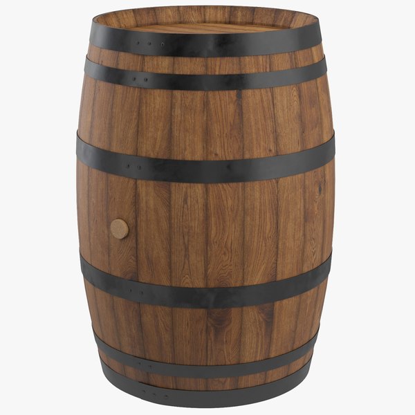 3D Wooden Barrel model - TurboSquid 2046418
