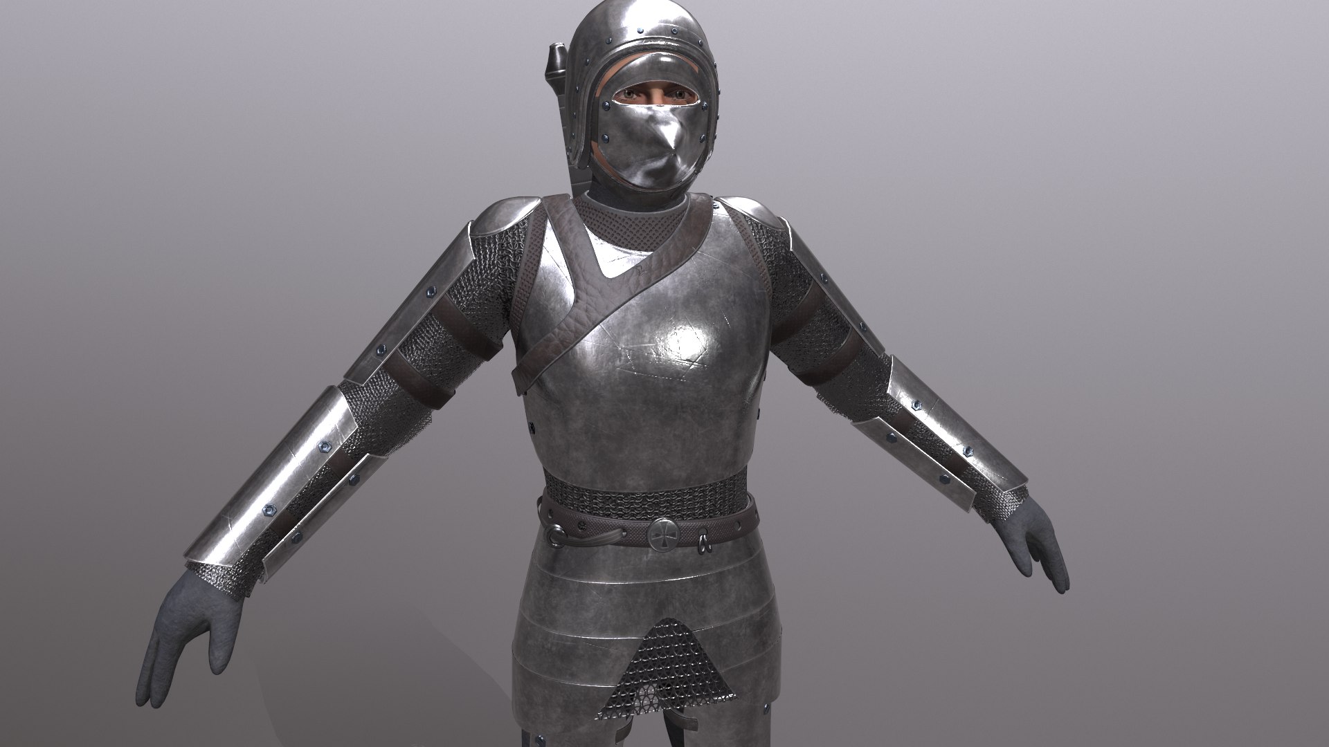Knight Male Character Model - TurboSquid 1666527
