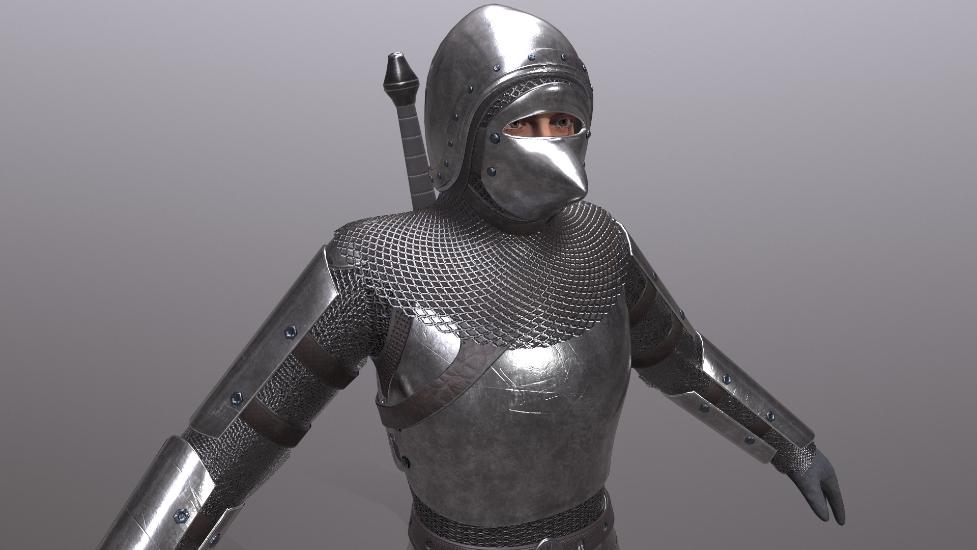 Knight Male Character Model - TurboSquid 1666527