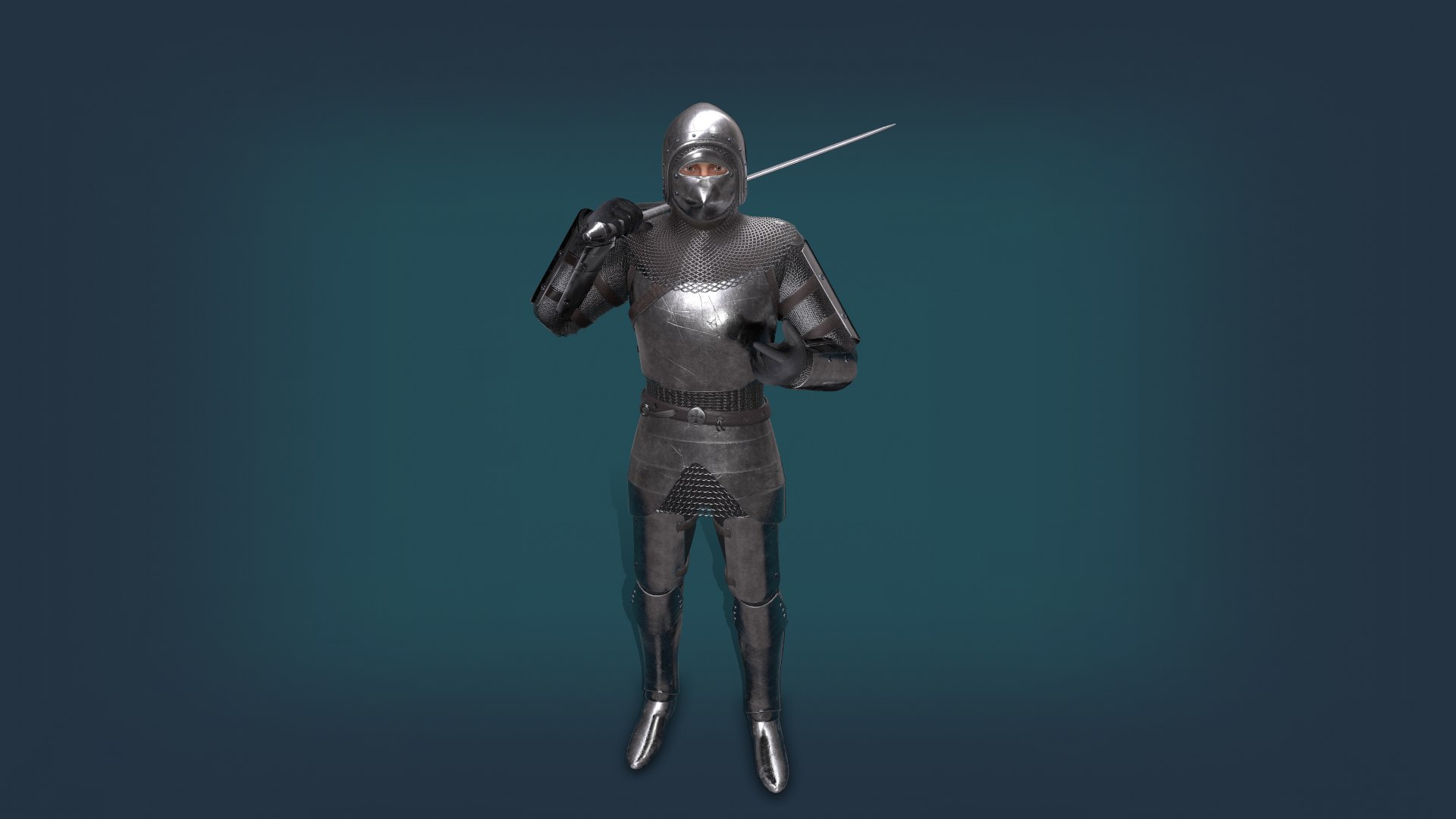 Knight Male Character Model - TurboSquid 1666527