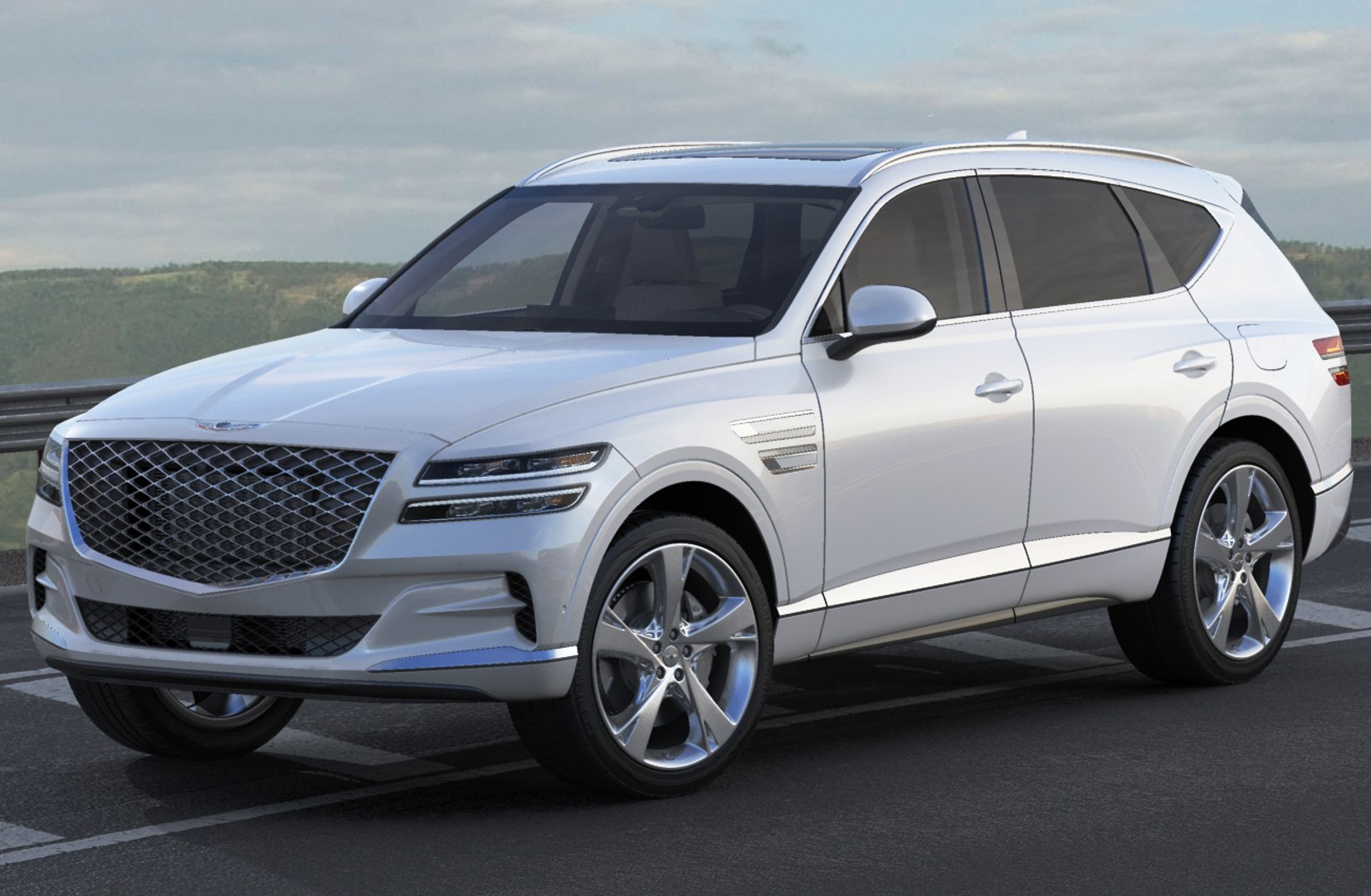 Genesis gv80 2021 3D model - TurboSquid 1622583