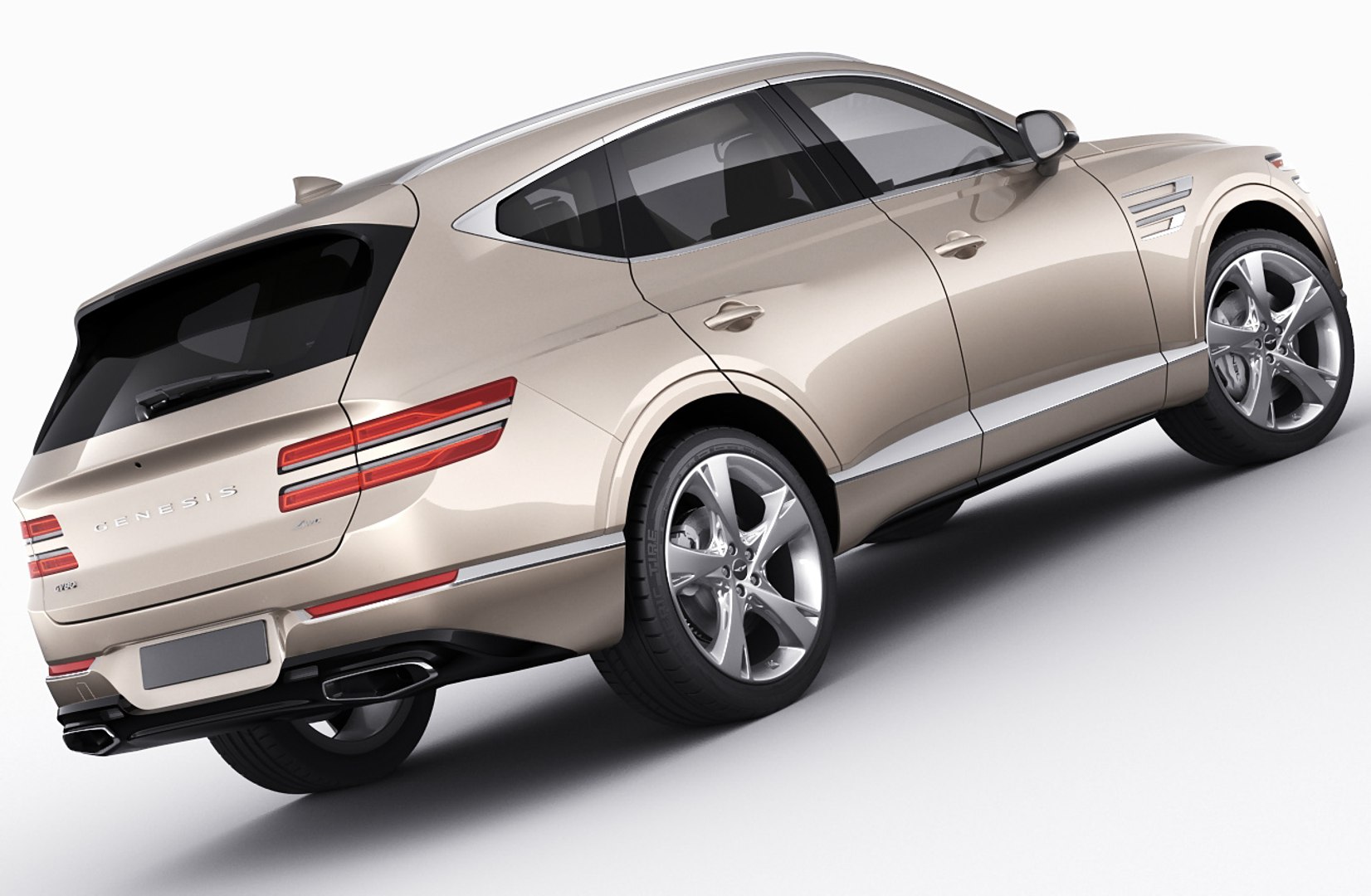 Genesis Gv80 2021 3D Model - TurboSquid 1622583