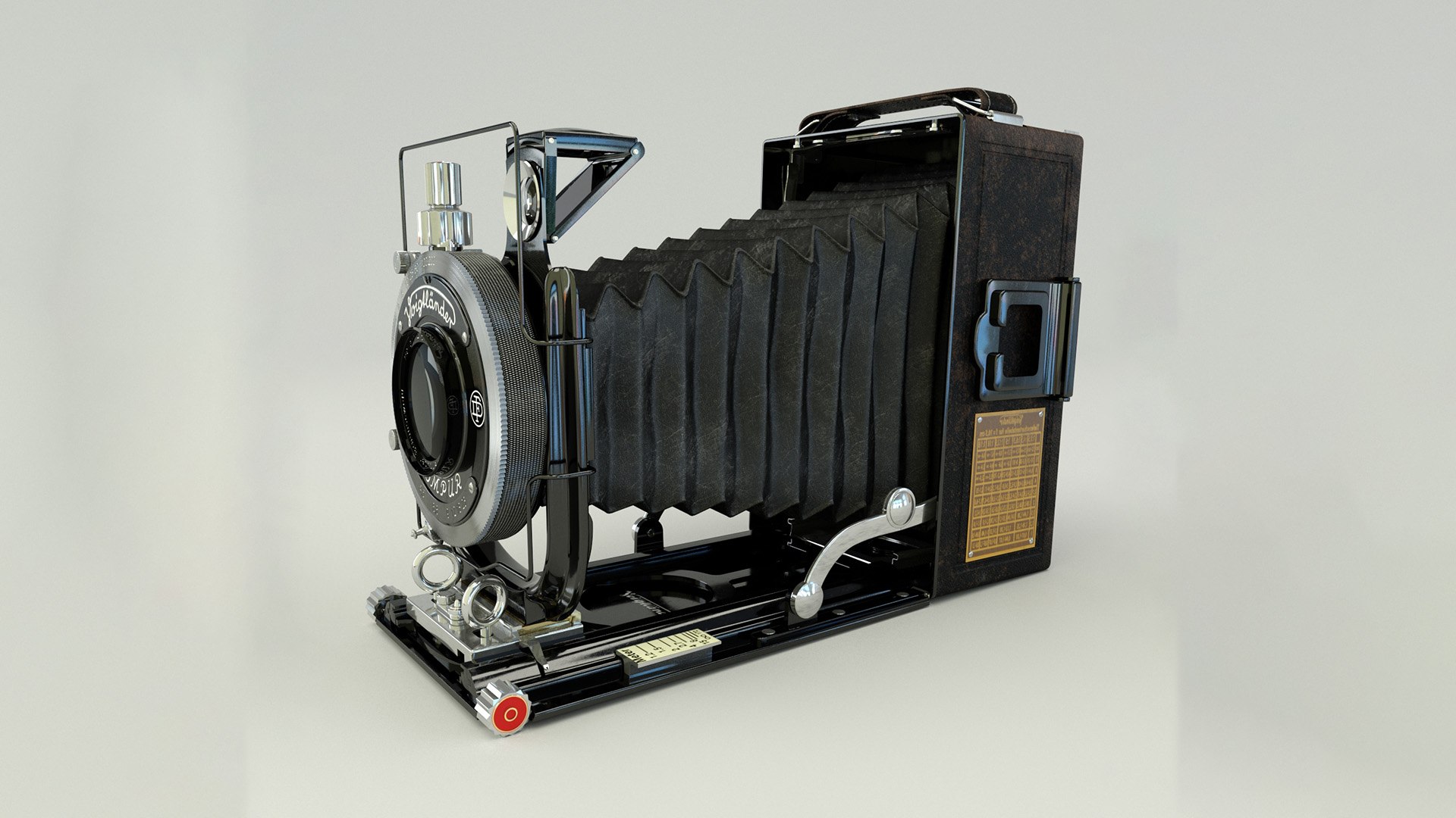 Voigtlander Bergheil Compur Heliar 3D Model - TurboSquid 1885583