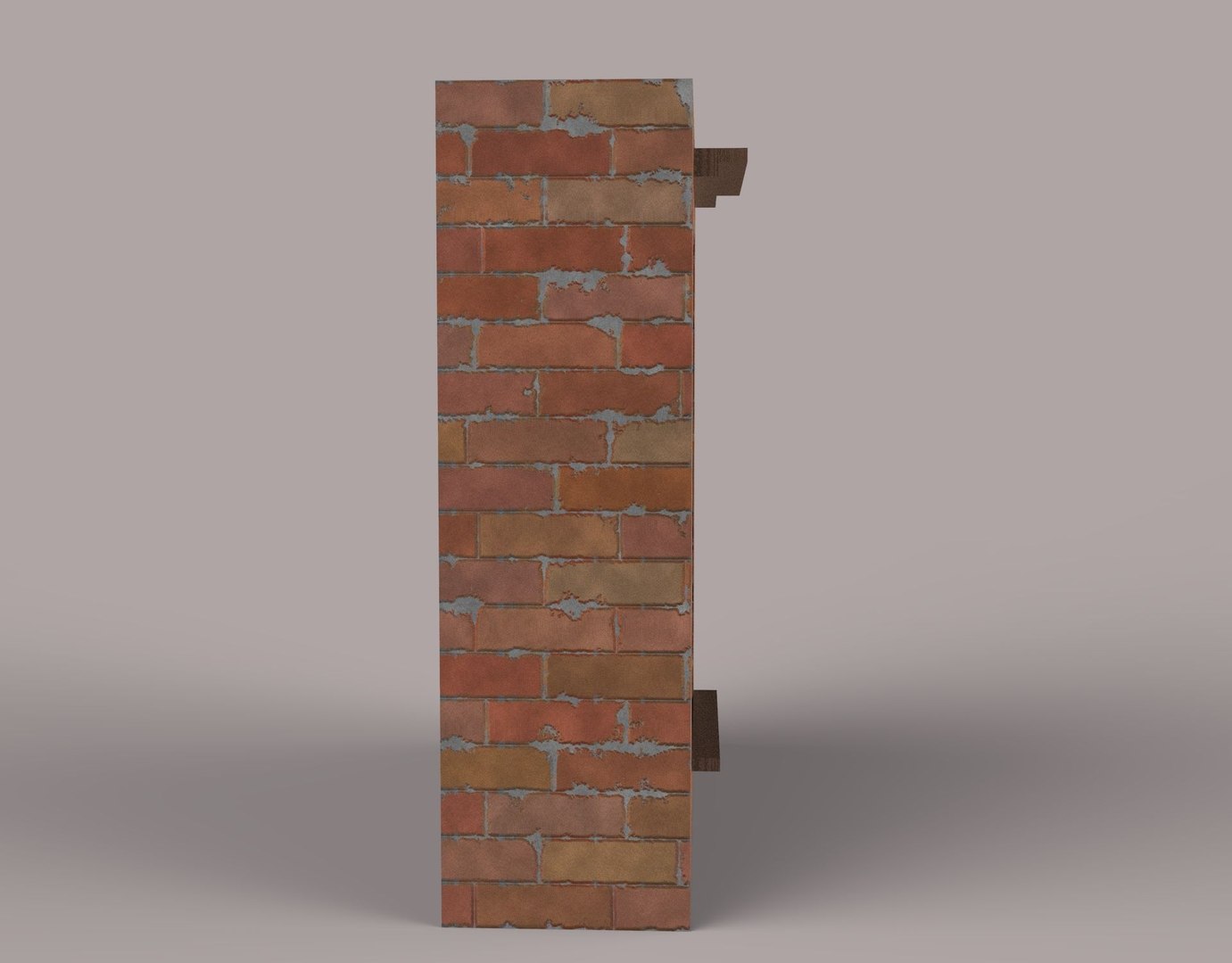 Realistic Brick Wall Low-poly 3D - TurboSquid 1549062