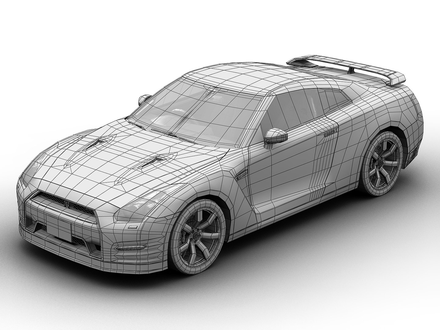 3d Model Of Nissan Gtr