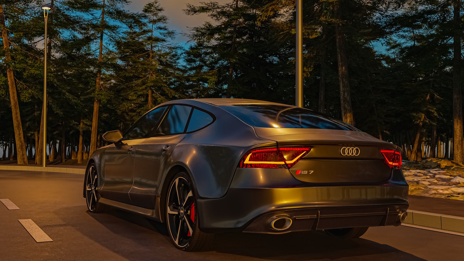 Audi RS7 2013 Sportback 3D Model - TurboSquid 2163262