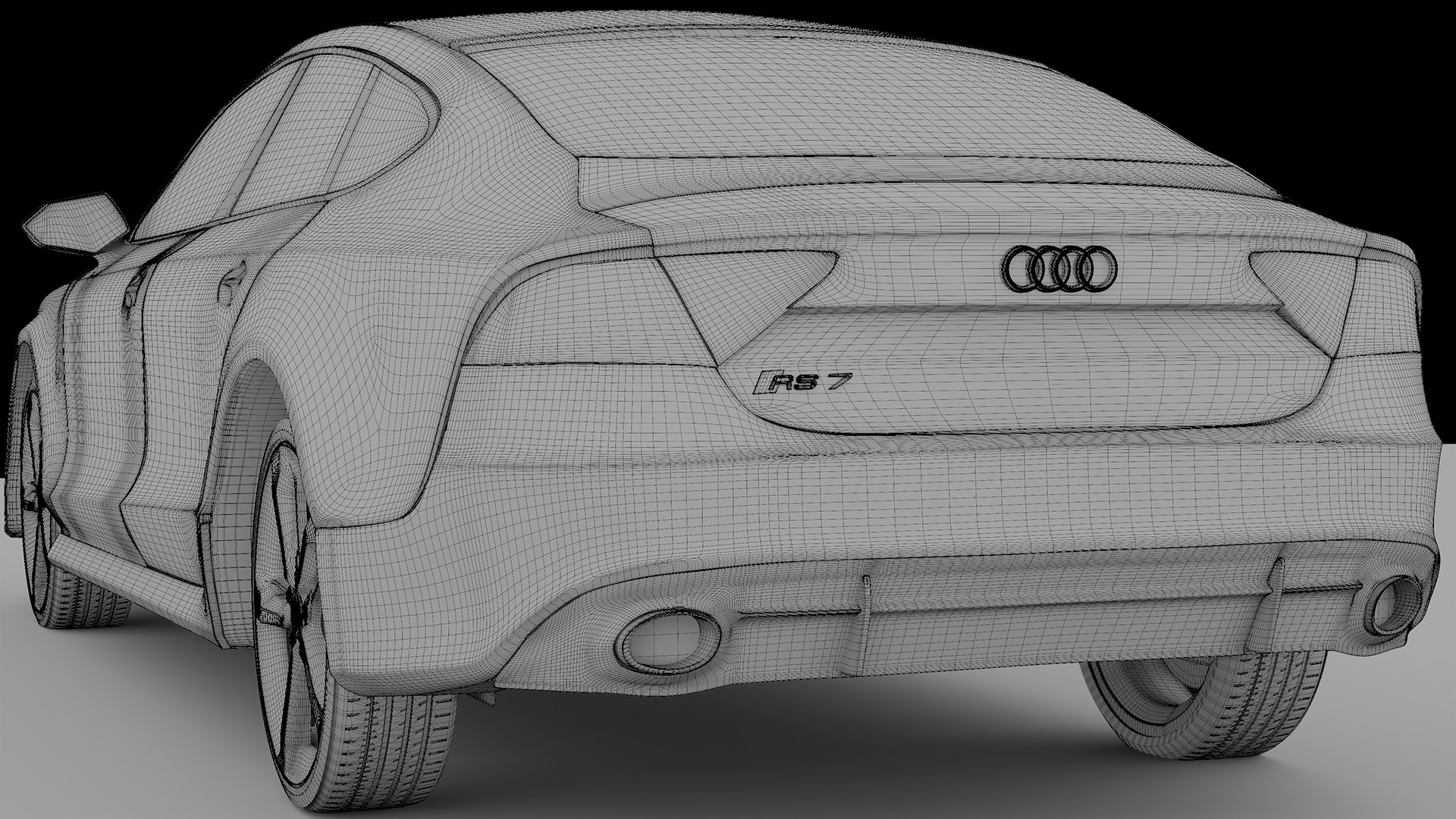 Audi RS7 2013 Sportback 3D model - TurboSquid 2163262
