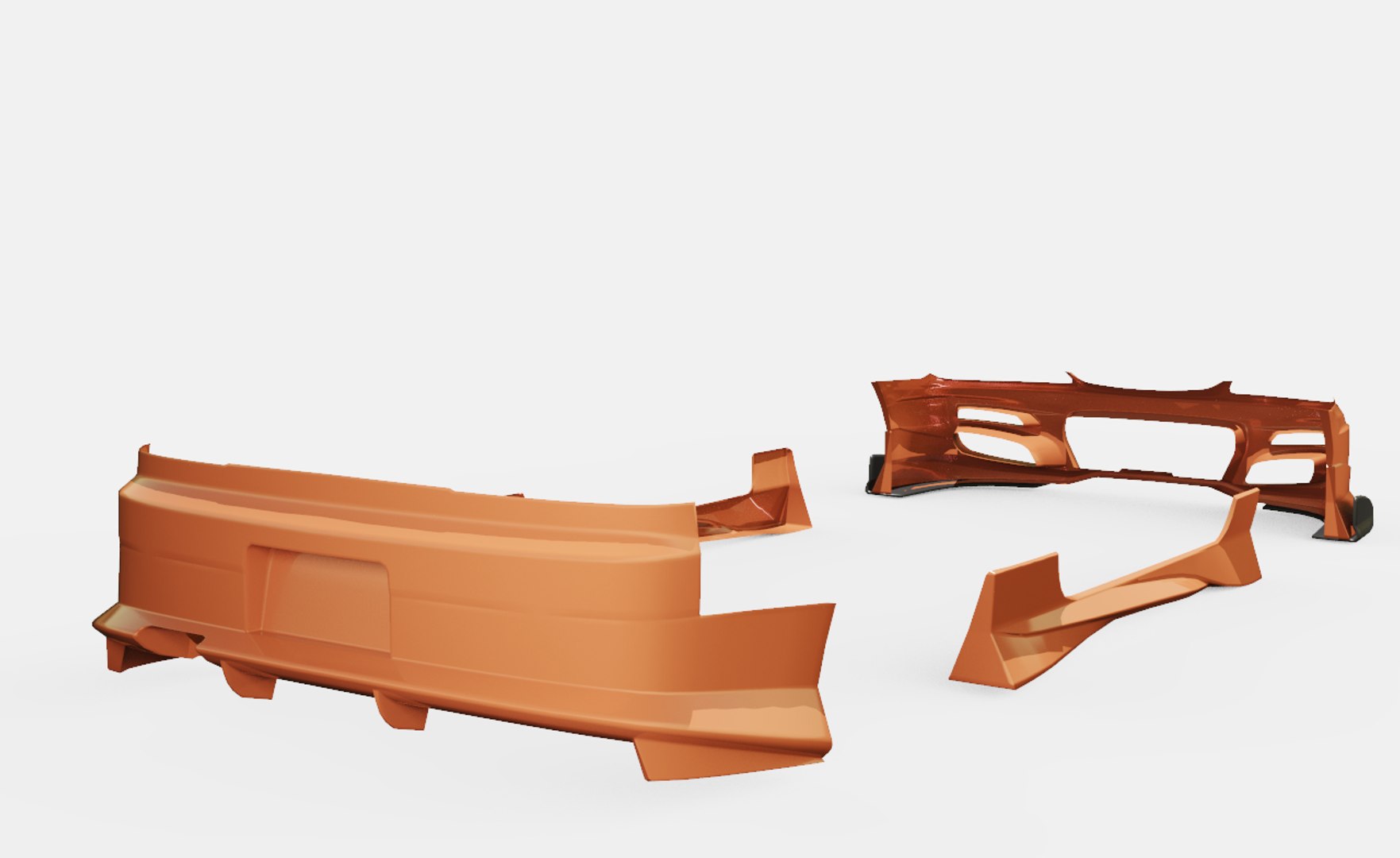 3D Body Kit Uras Type-s Model - TurboSquid 1465643