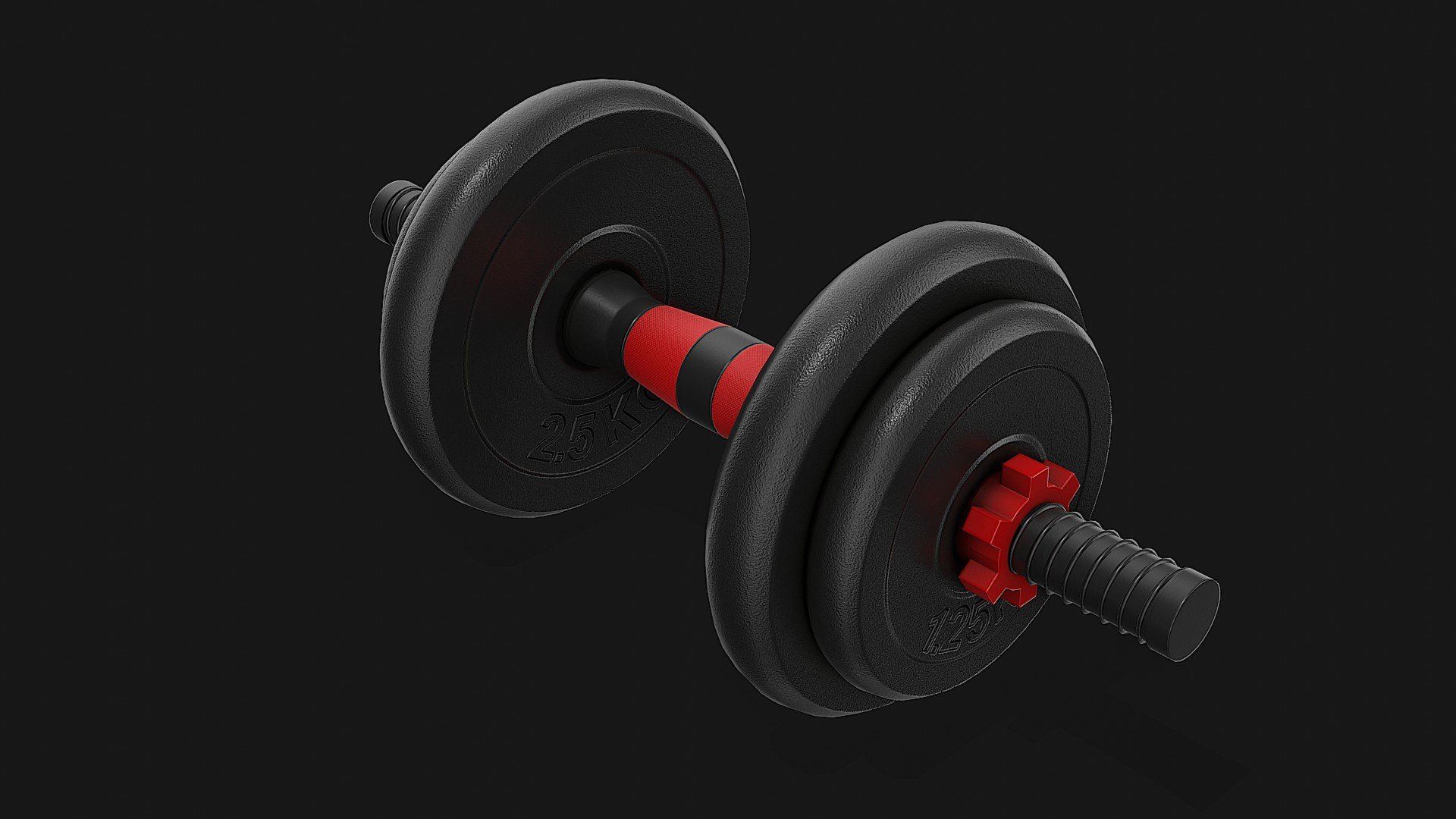Dumbbell 3D Model - TurboSquid 2144793