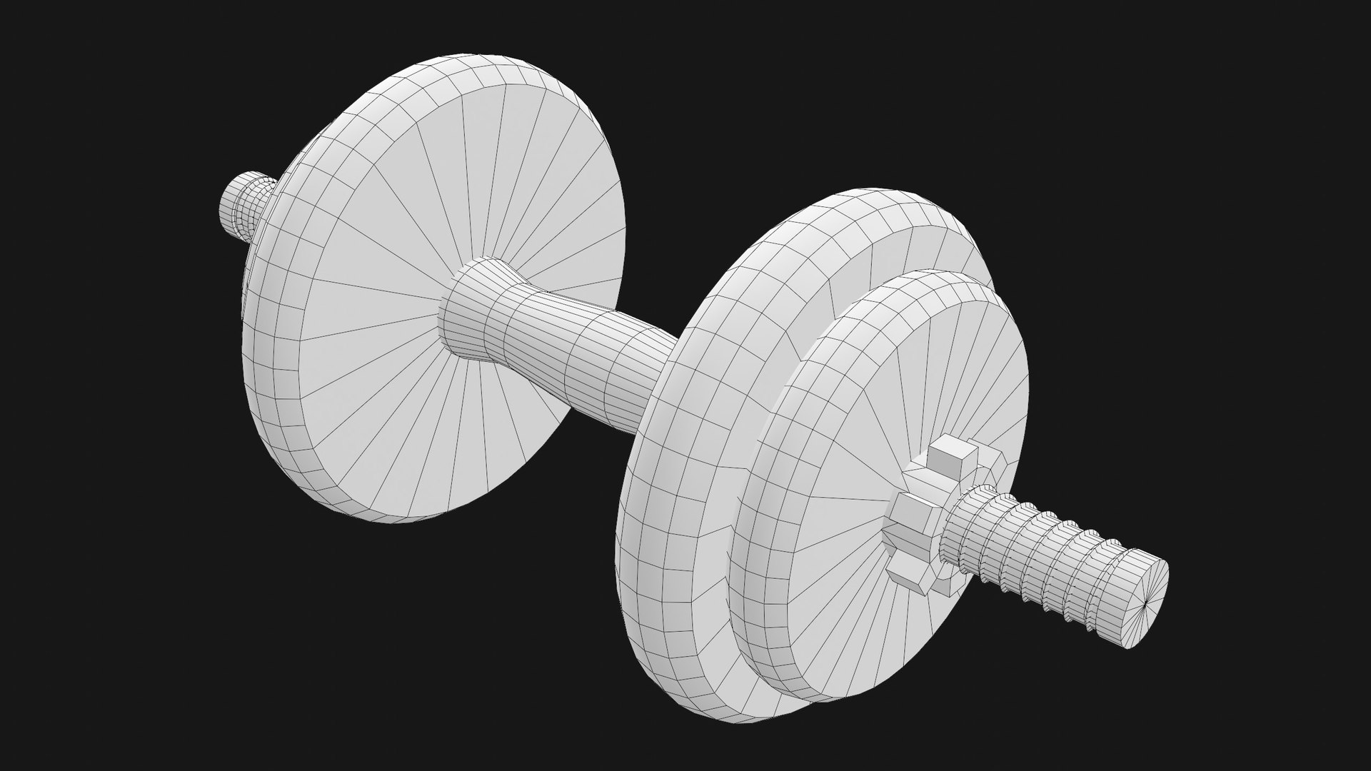 Dumbbell 3D Model - TurboSquid 2144793