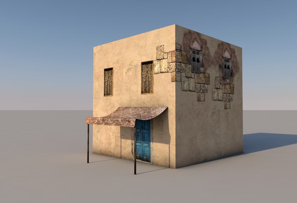 3d arabic house model