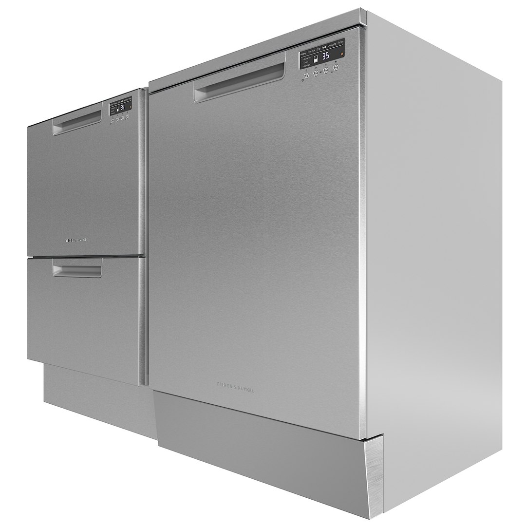 Dishwasher Fisher Paykel Dd60dchx9 Model - TurboSquid 1472719