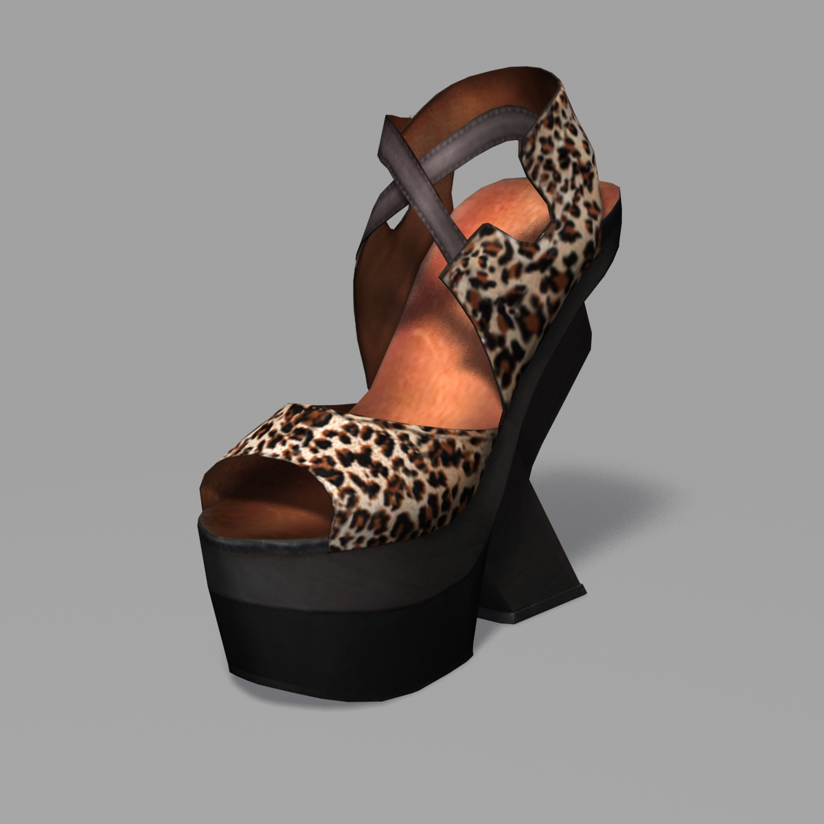 3d female heel