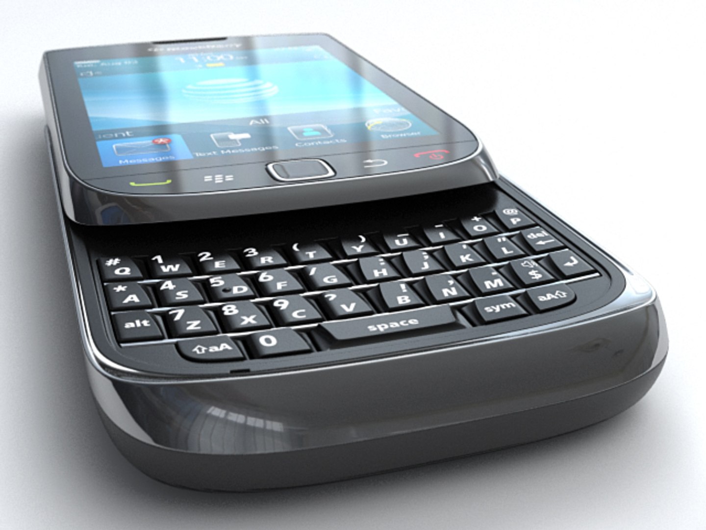 Blackberry Torch 9800 3d Model