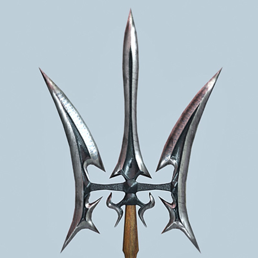 3d Model Of Ukrainian Tryzub Trident