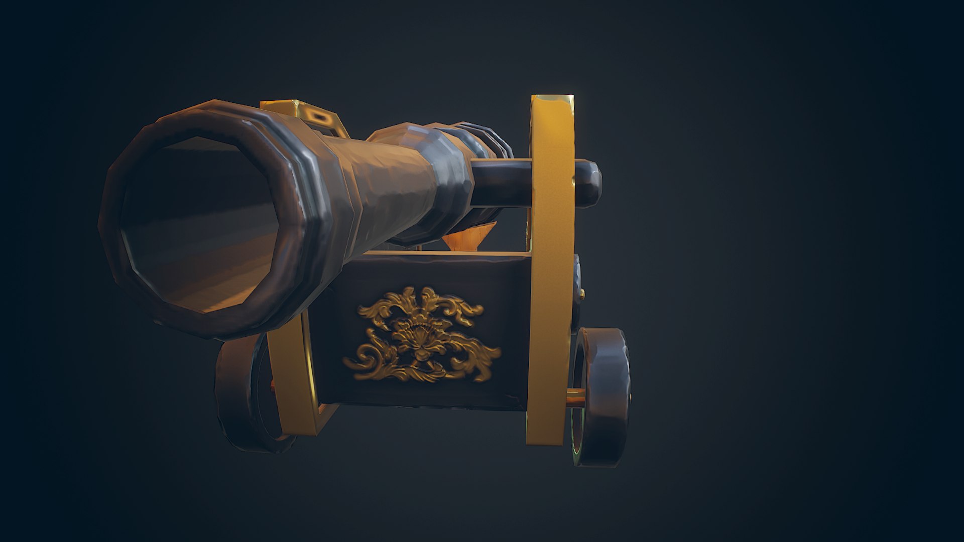 Stylized Field Cannon 3D Model - TurboSquid 1560020