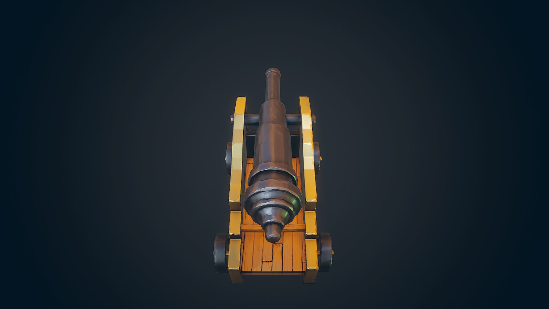 Stylized Field Cannon 3D Model - TurboSquid 1560020
