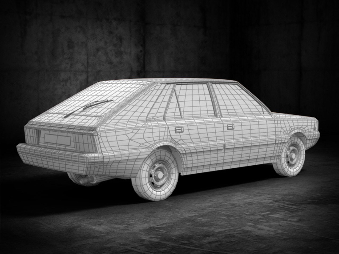 3d Fso Polonez 1980 Model