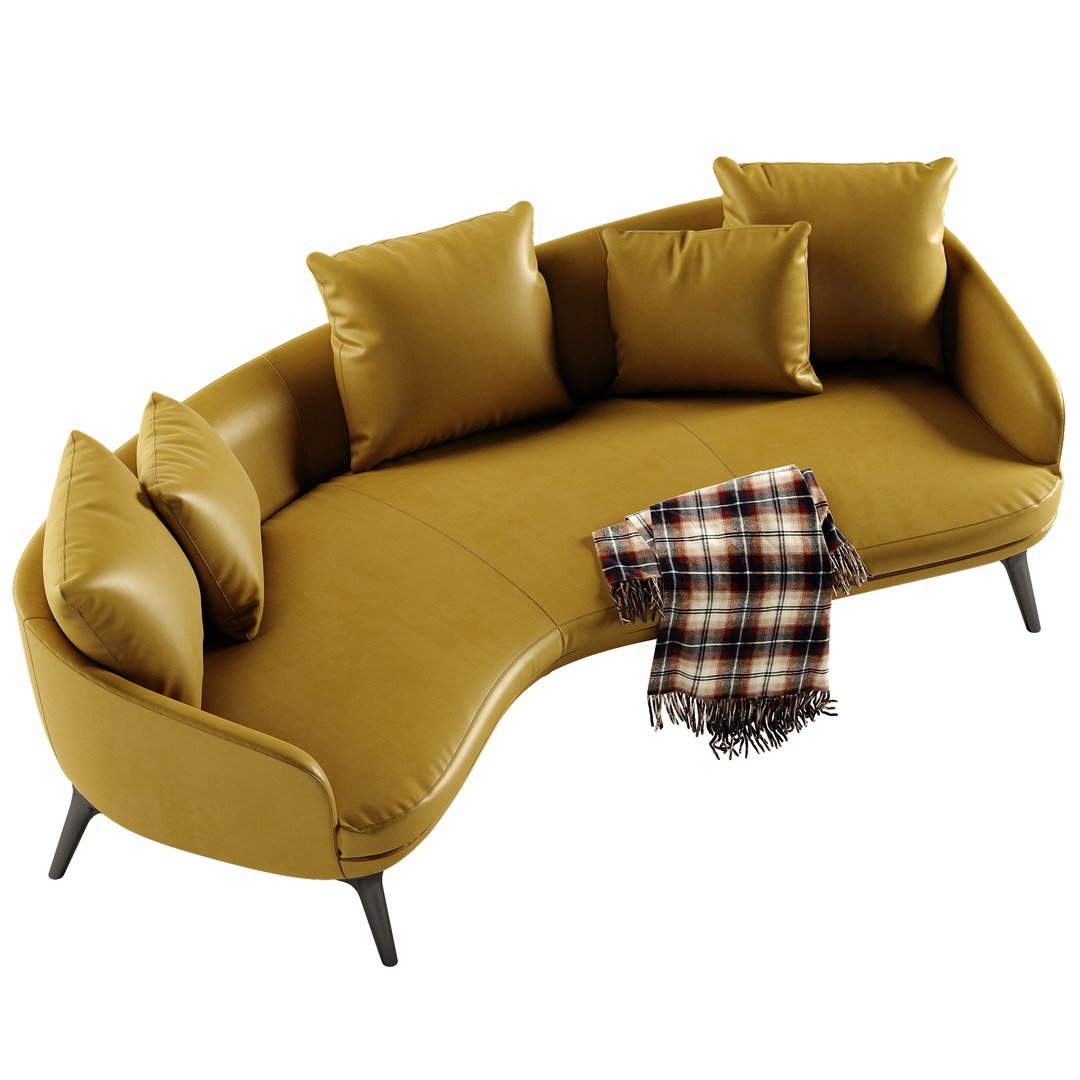 3D Minotti Raphael Sofa Model - TurboSquid 2152795