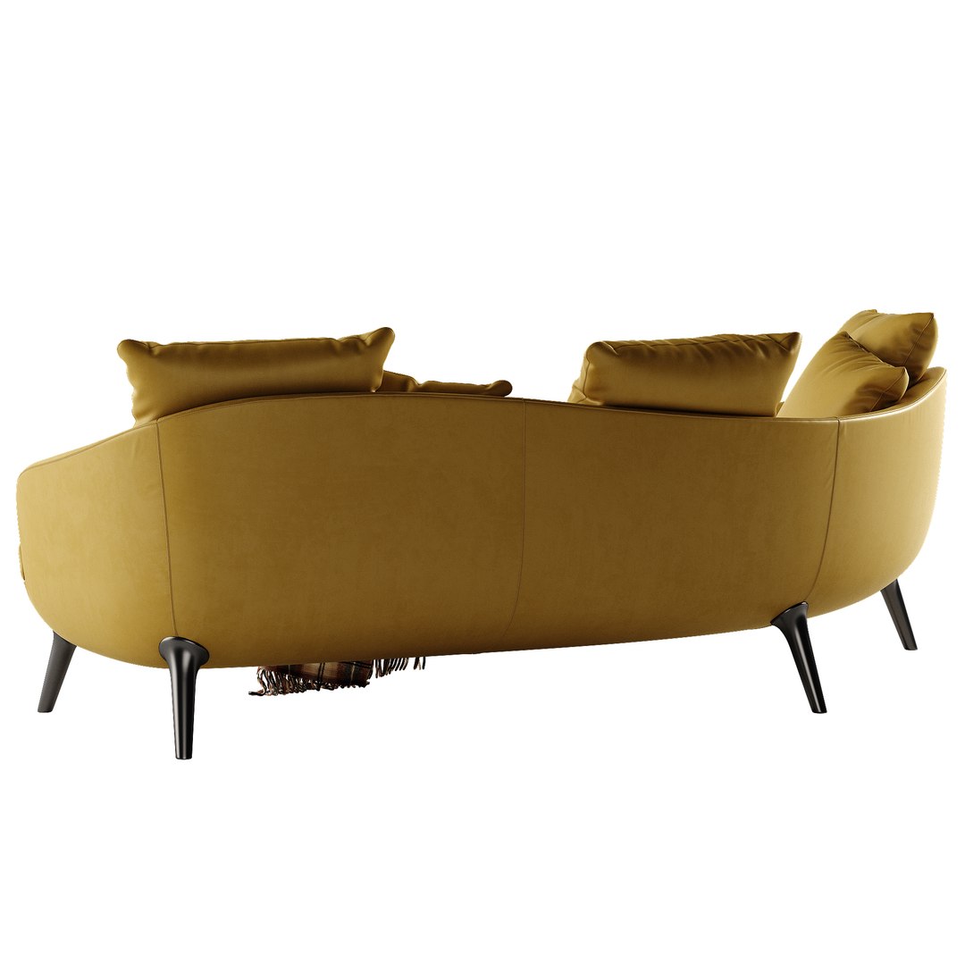 3D Minotti Raphael Sofa Model - TurboSquid 2152795