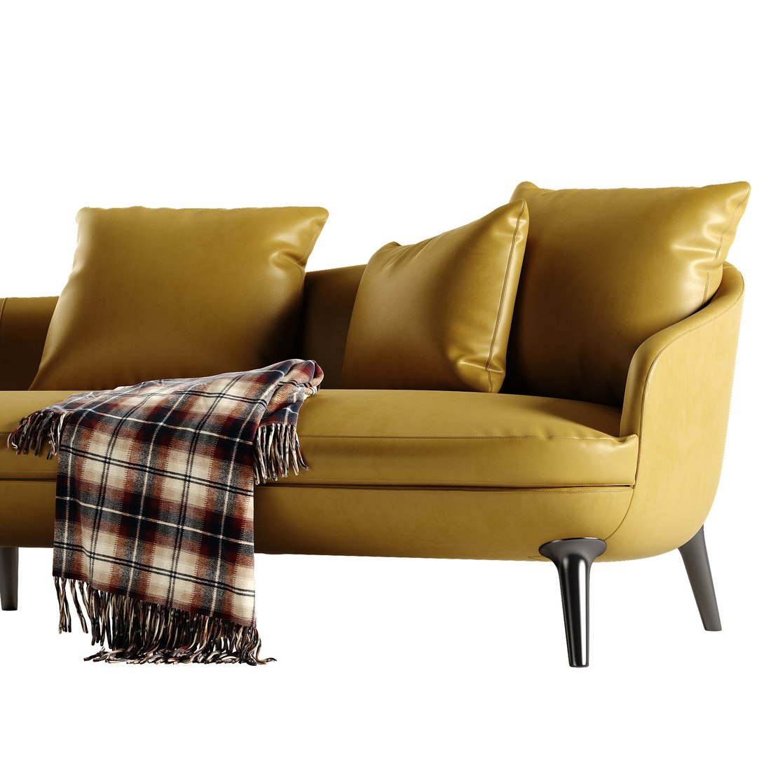 3D Minotti Raphael Sofa Model - TurboSquid 2152795