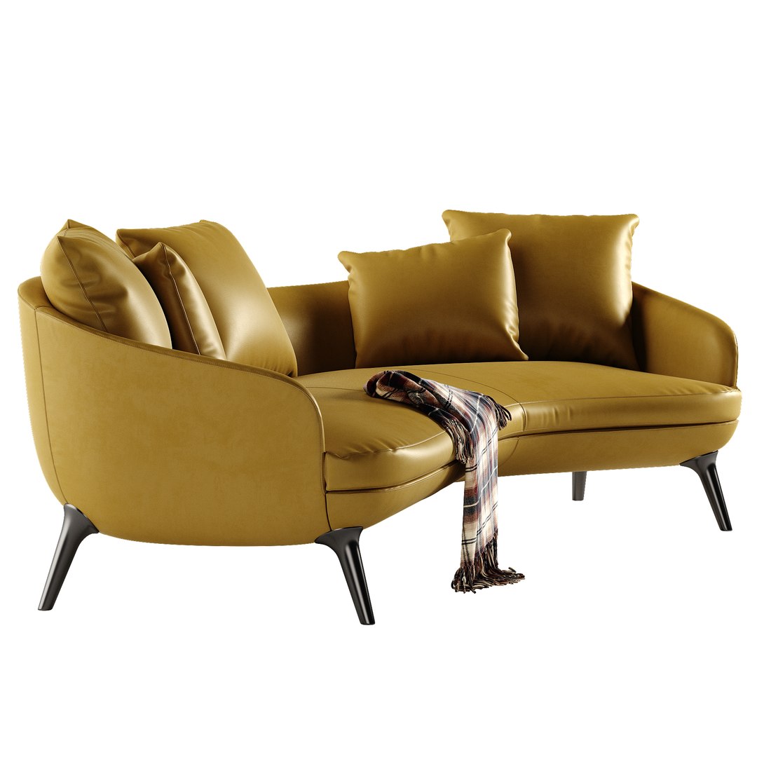 3D Minotti Raphael Sofa Model - TurboSquid 2152795