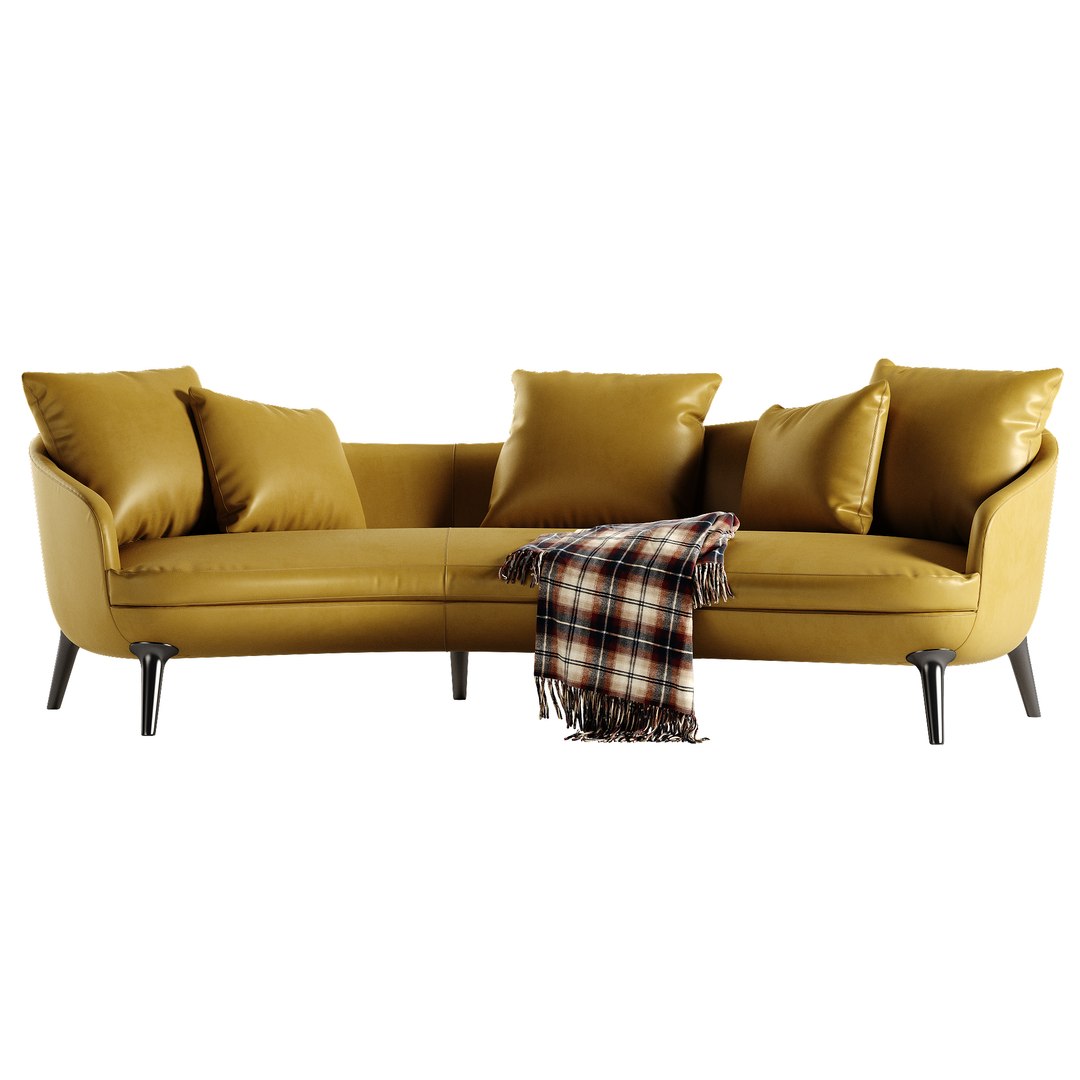 3D Minotti Raphael Sofa Model - TurboSquid 2152795