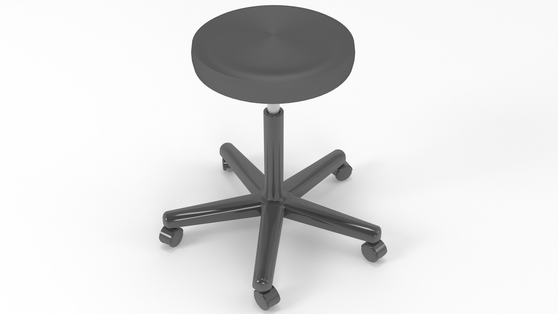 Free 3D Doctors Stool - TurboSquid 1575025