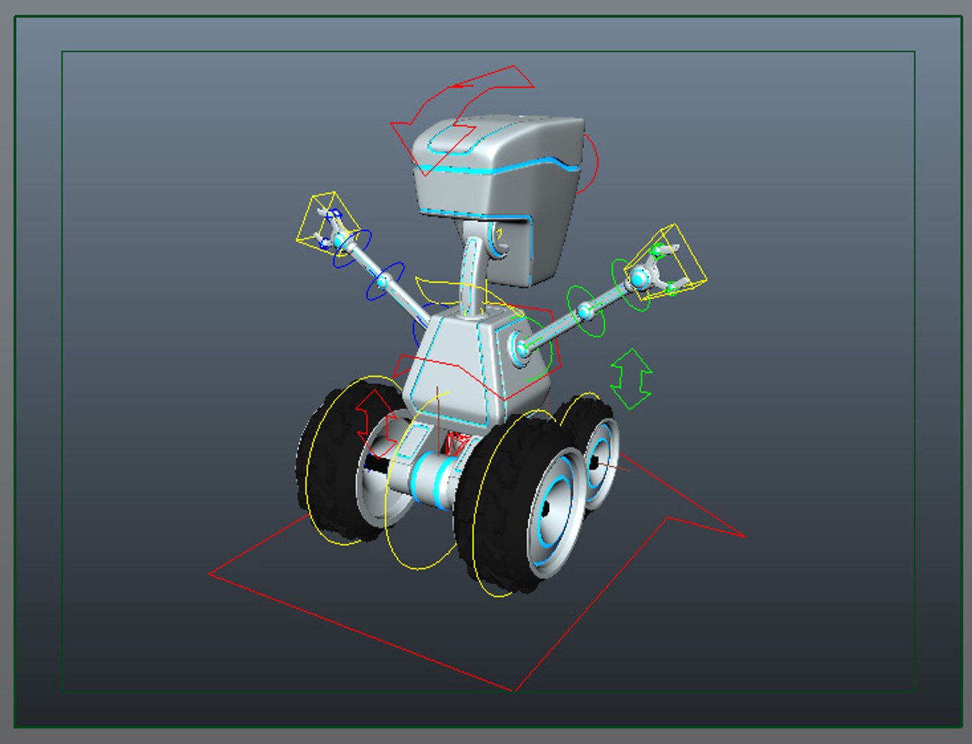 Robot Rigged Model - TurboSquid 1186863