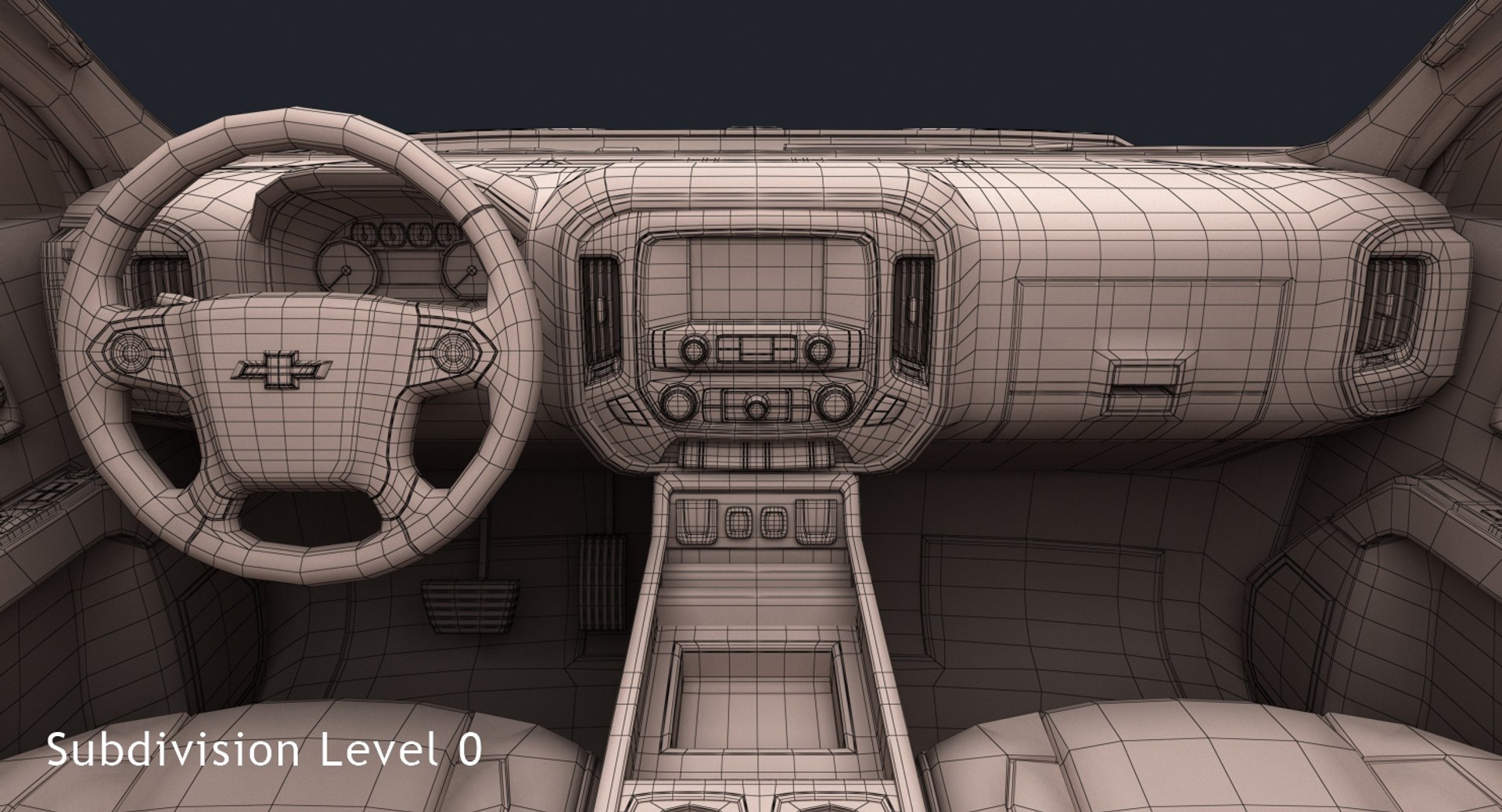 3d 2016 Chevrolet Silverado Model