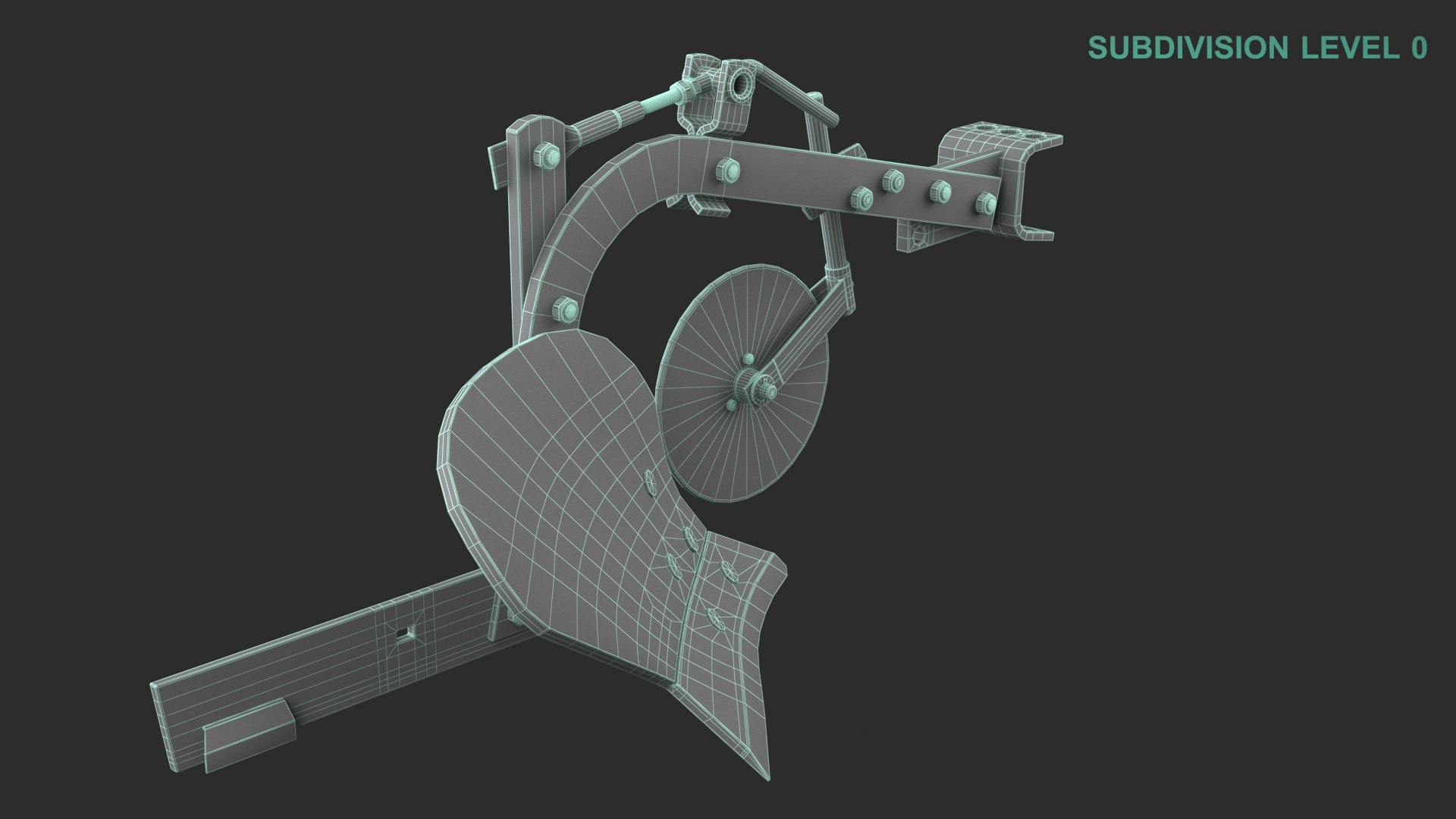 3D Plow - TurboSquid 2038814