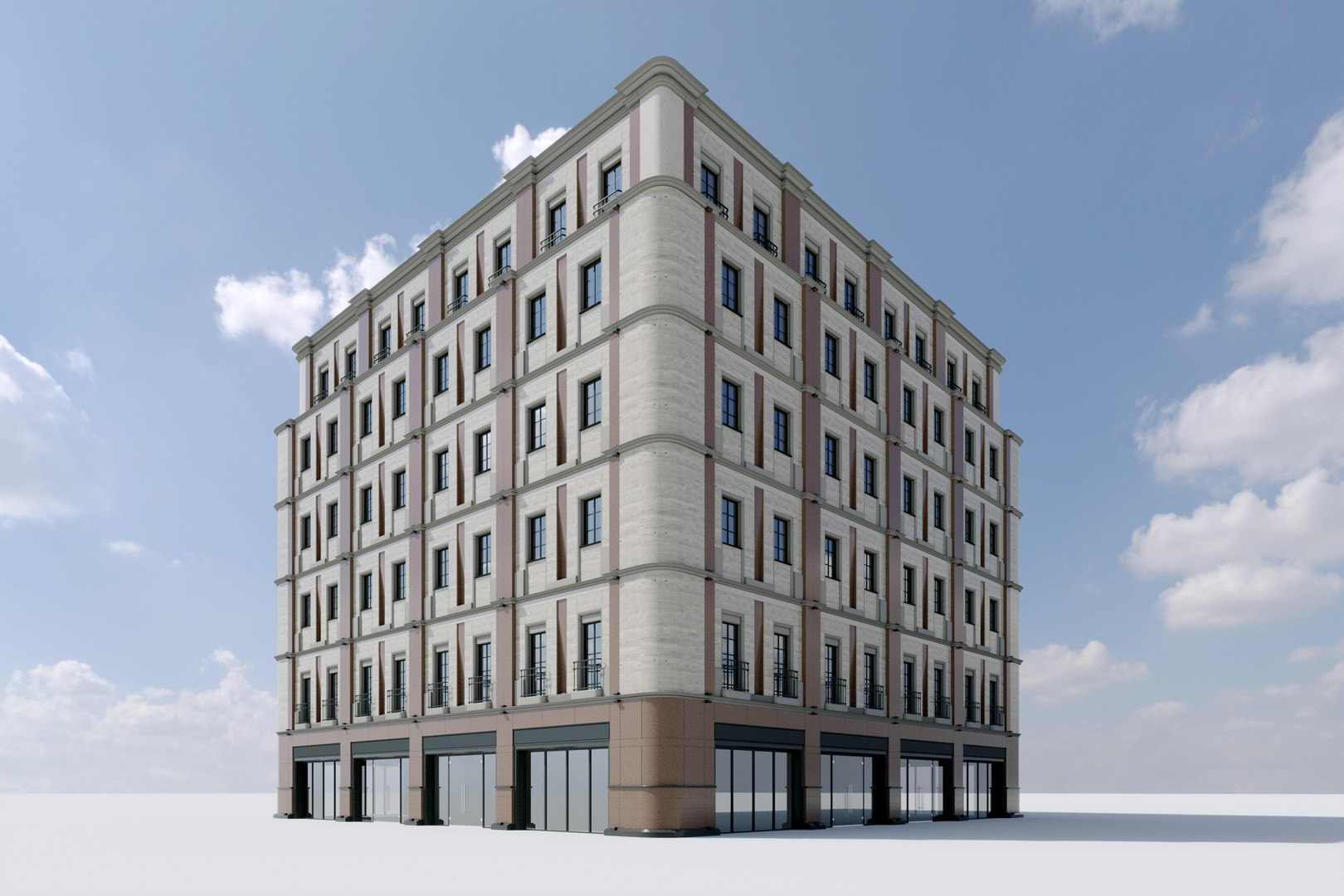 3D Modular City Building - TurboSquid 2100877