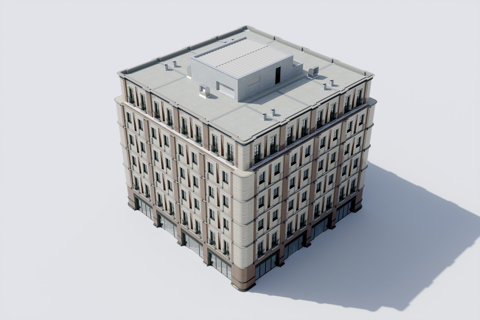 3D Modular City Building - TurboSquid 2100877