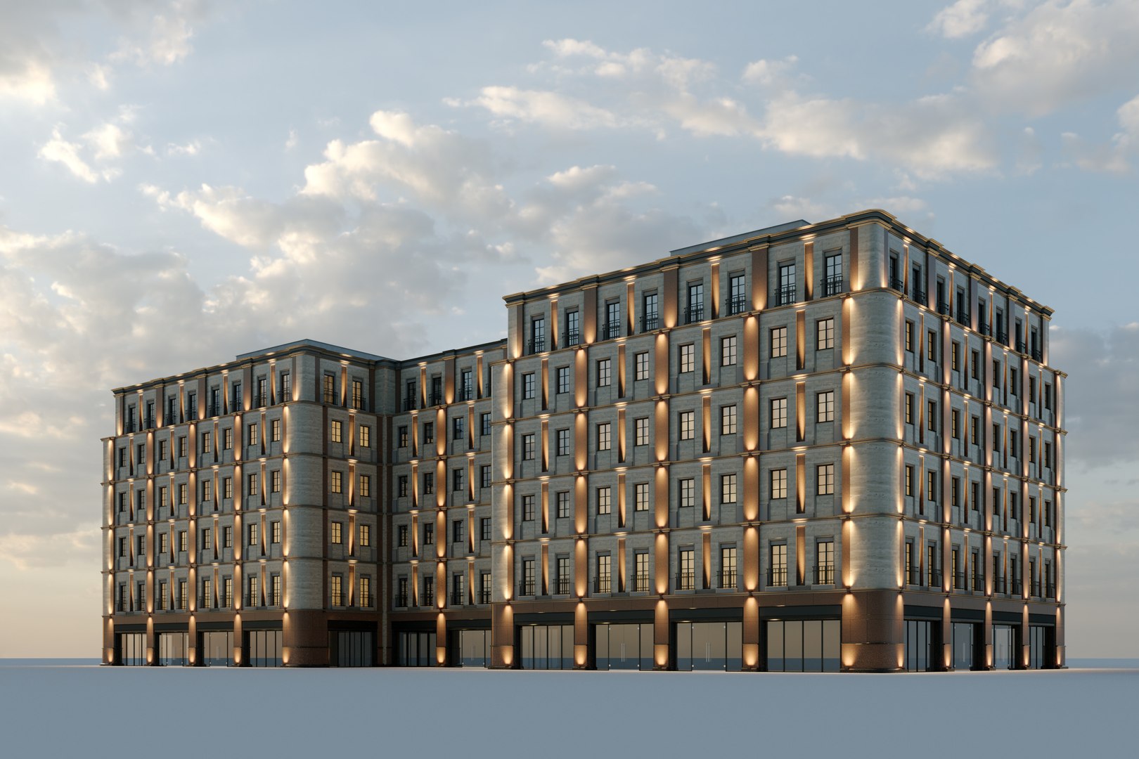 3D Modular City Building - TurboSquid 2100877