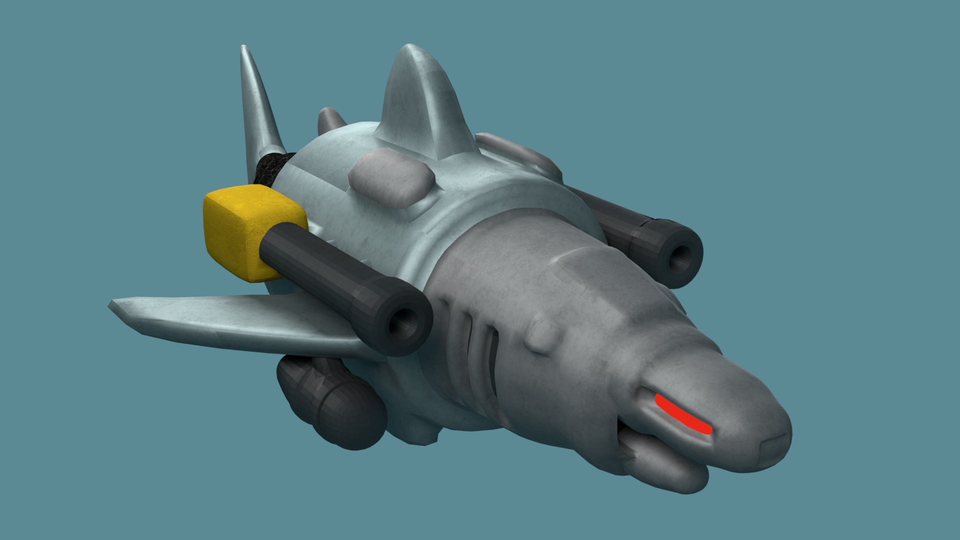 3D Sharkbot - TurboSquid 1798463