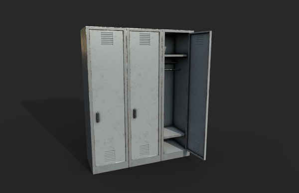 Old locker 3D model - TurboSquid 1509886