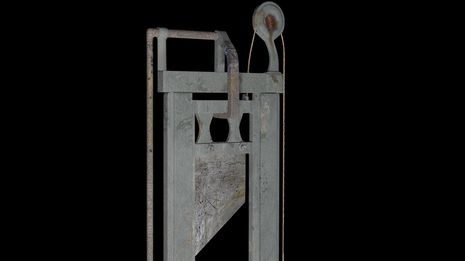 3D Model Guillotine Fallbeil-deutsche - TurboSquid 1896672