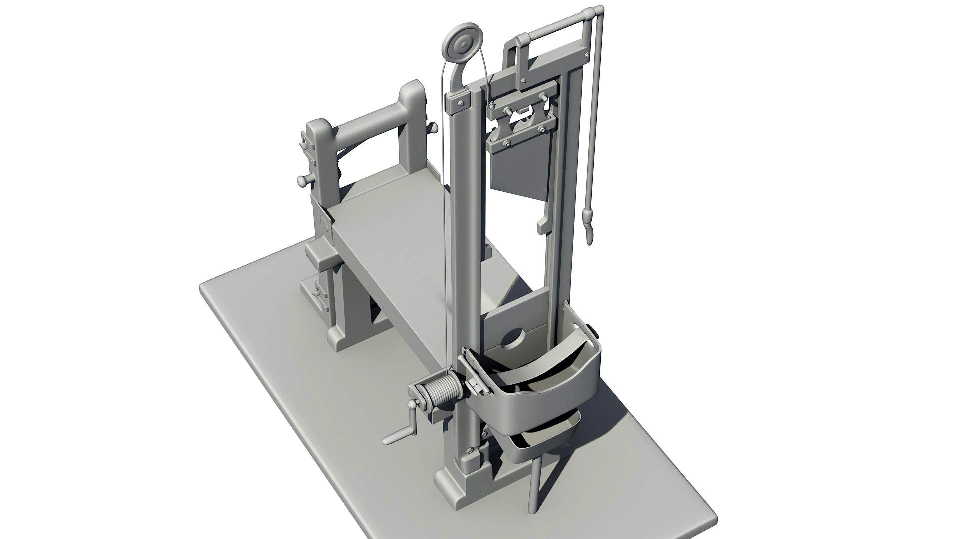 3D model Guillotine Fallbeil-deutsche - TurboSquid 1896672