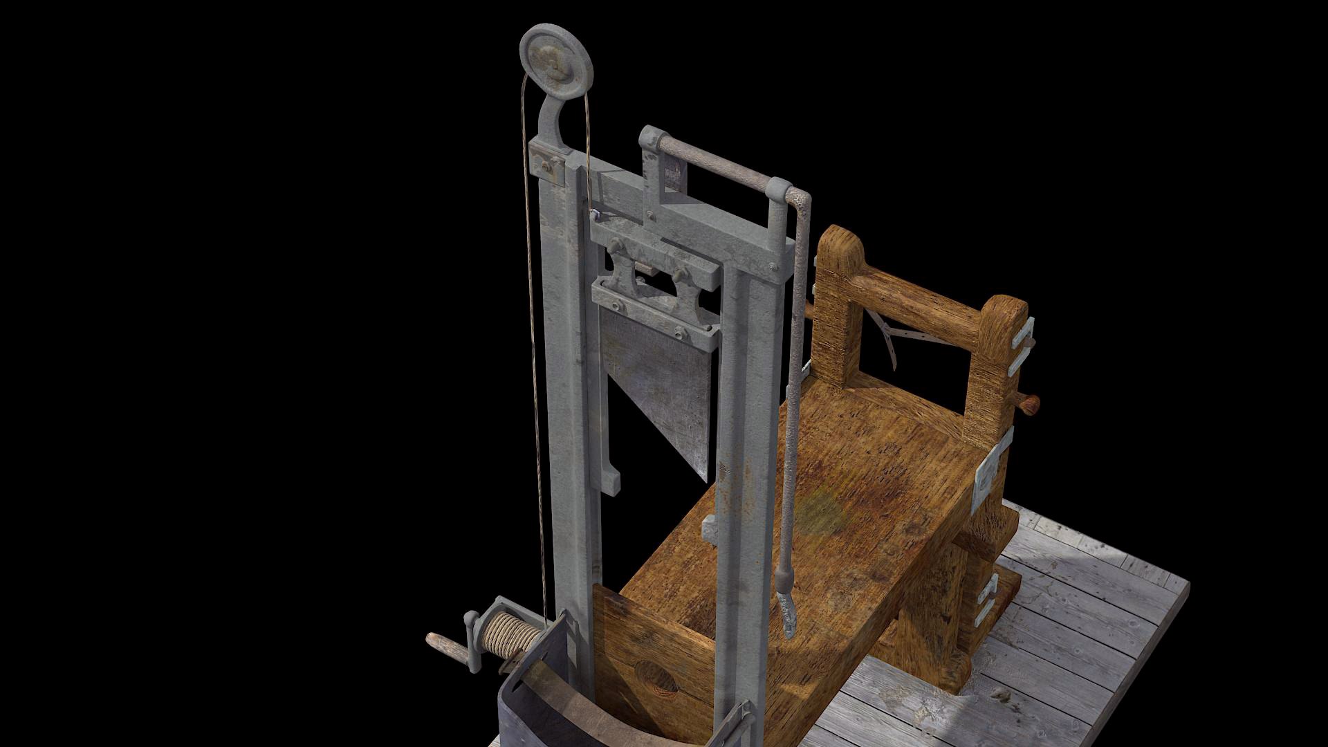 3D model Guillotine Fallbeil-deutsche - TurboSquid 1896672