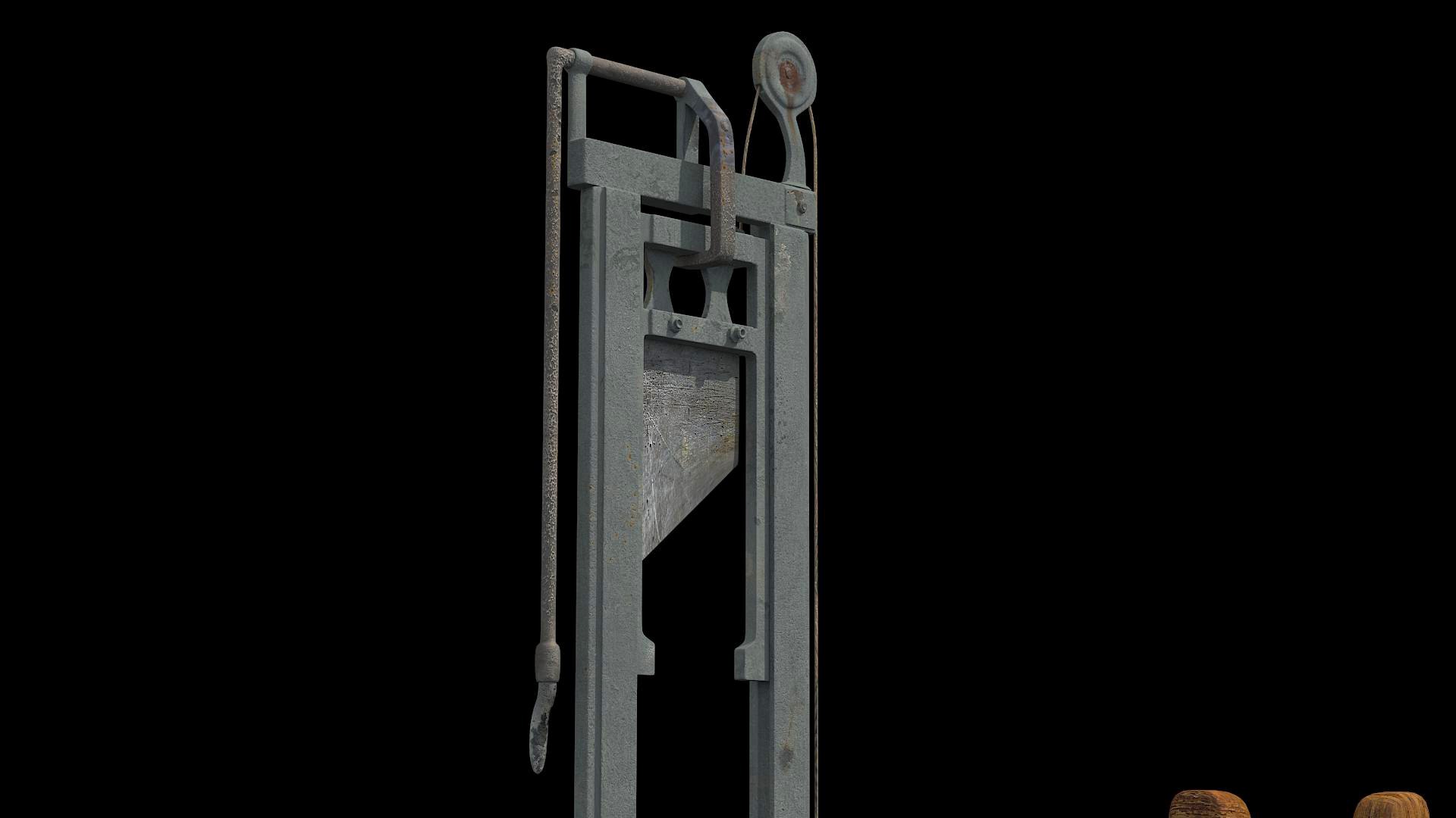 3D Model Guillotine Fallbeil-deutsche - TurboSquid 1896672