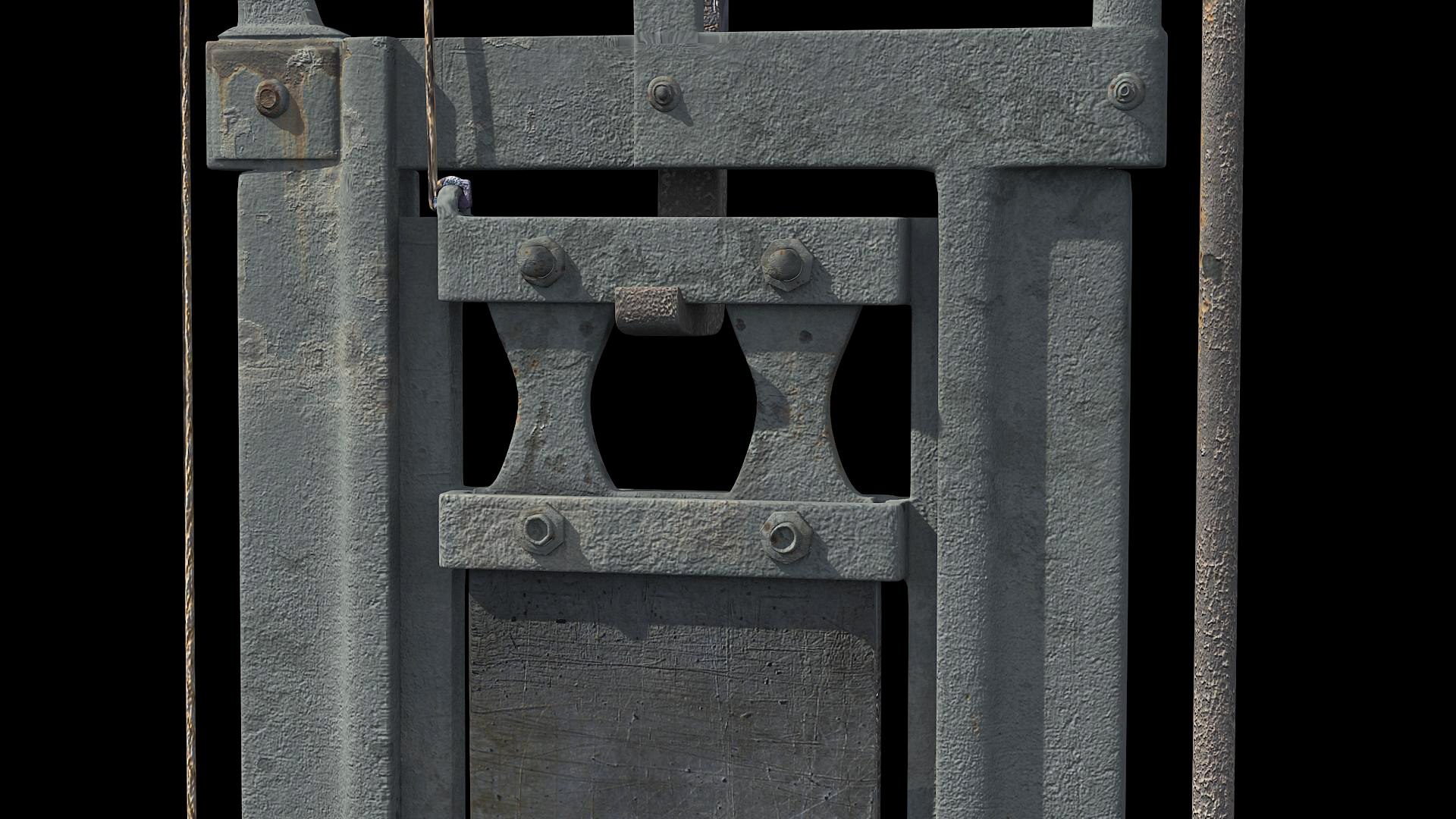 3D model Guillotine Fallbeil-deutsche - TurboSquid 1896672