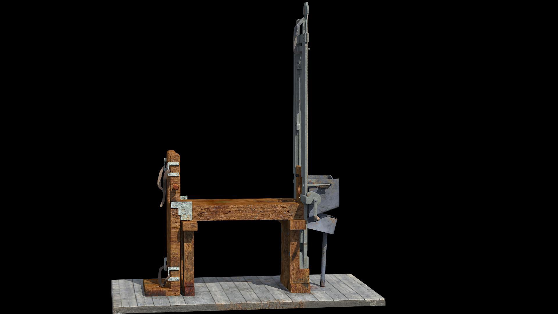 3D Model Guillotine Fallbeil-deutsche - TurboSquid 1896672