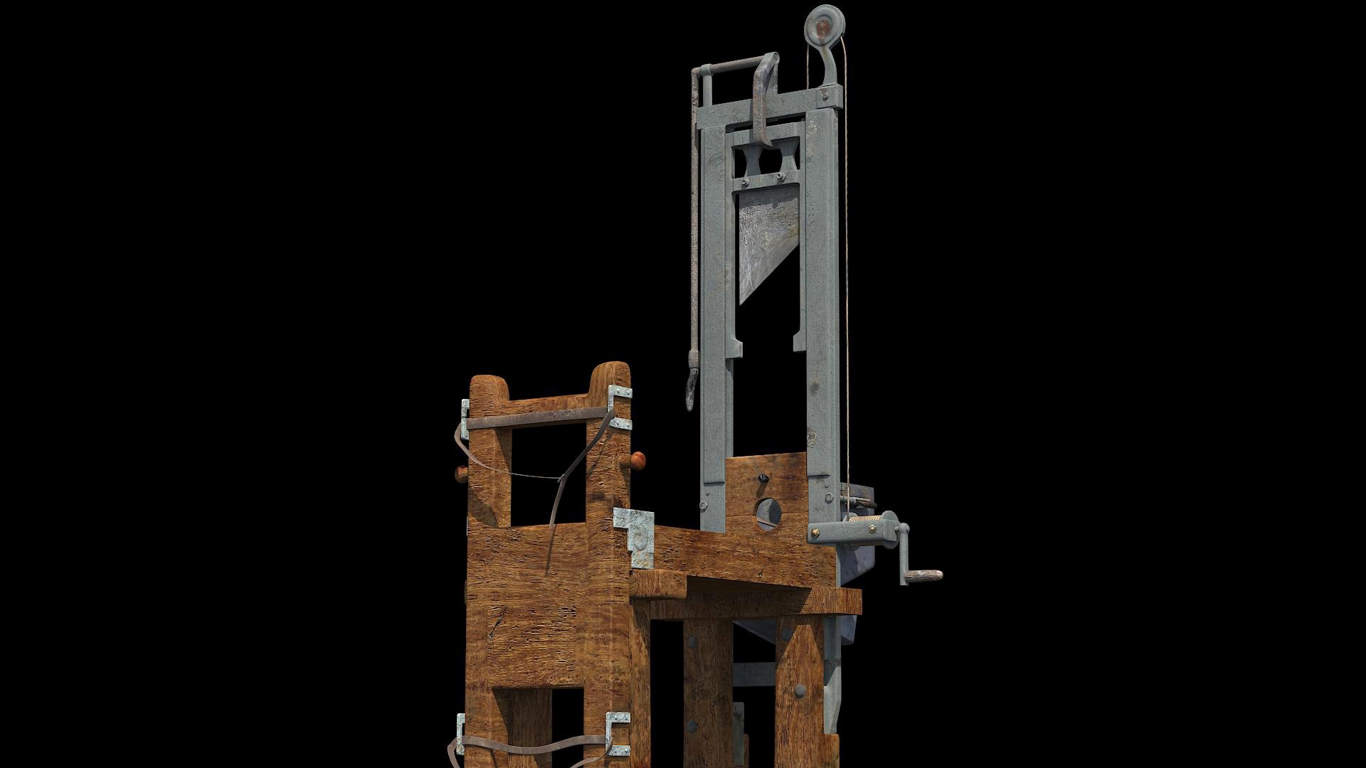 3D model Guillotine Fallbeil-deutsche - TurboSquid 1896672