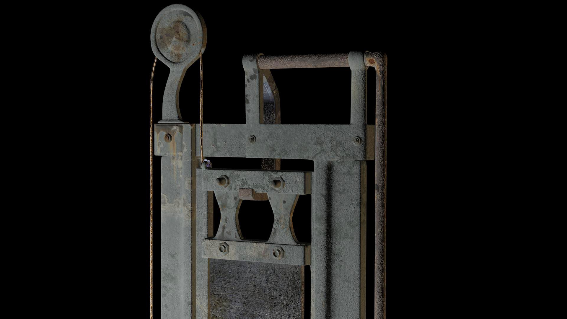 3D Model Guillotine Fallbeil-deutsche - TurboSquid 1896672