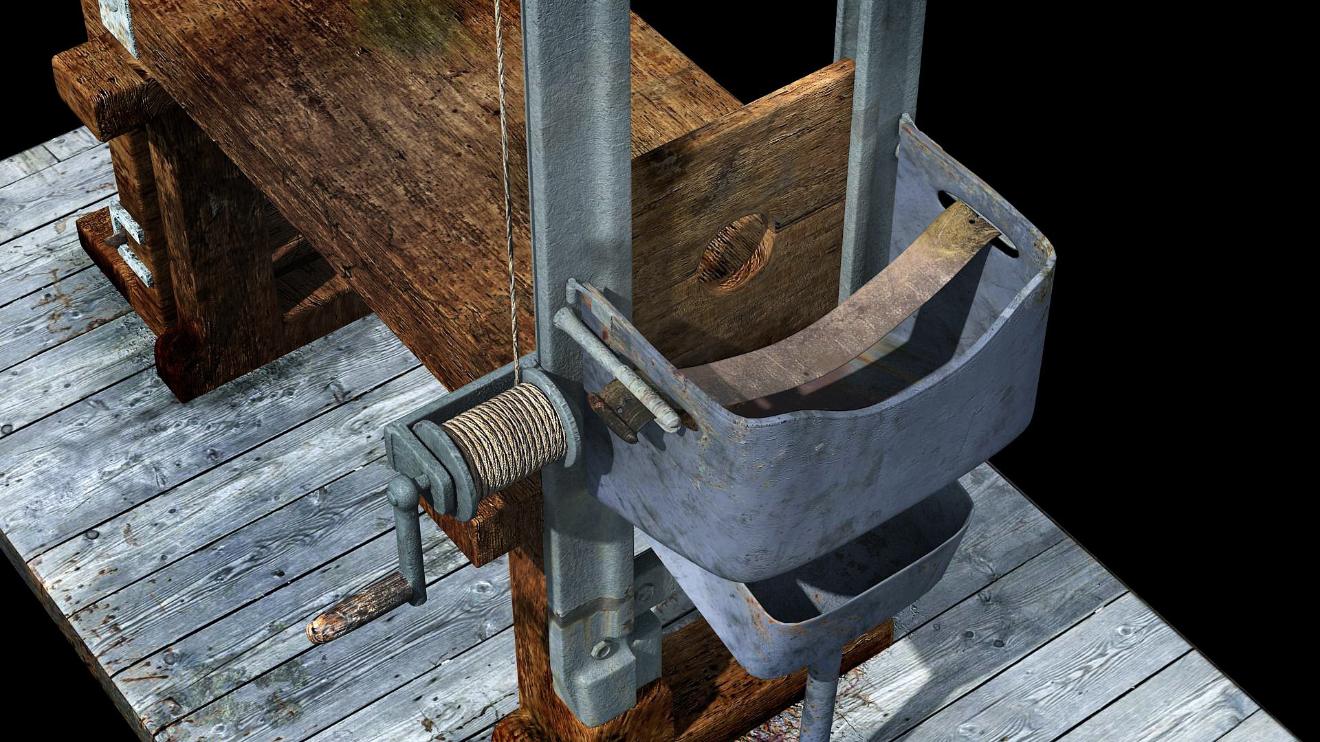 3D model Guillotine Fallbeil-deutsche - TurboSquid 1896672