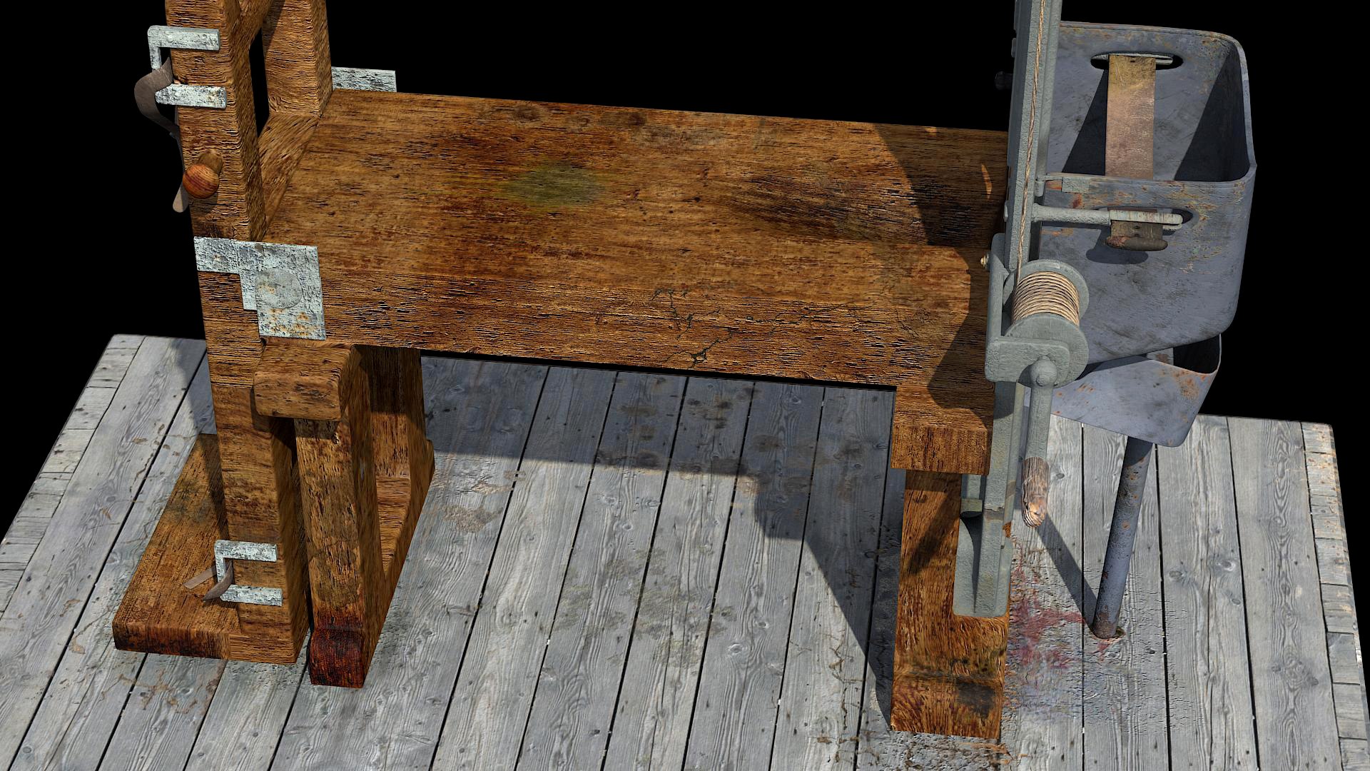 3D Model Guillotine Fallbeil-deutsche - TurboSquid 1896672